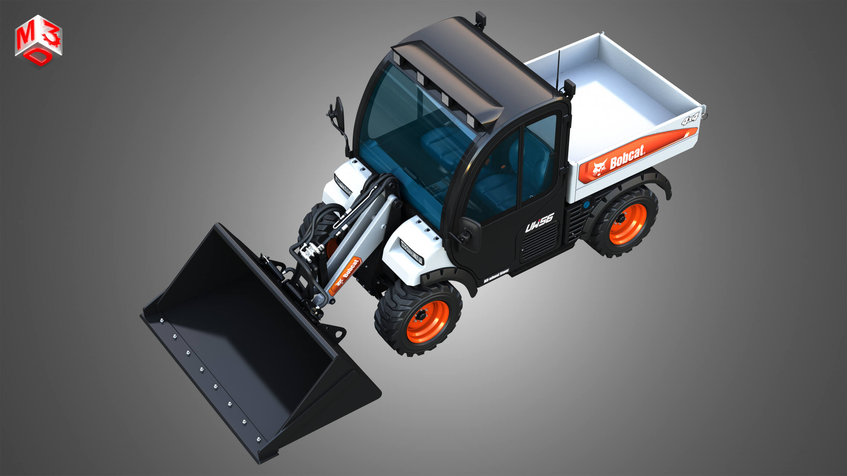 UW56 - Toolcat Utility Work Machine 3D Model by Markos3d