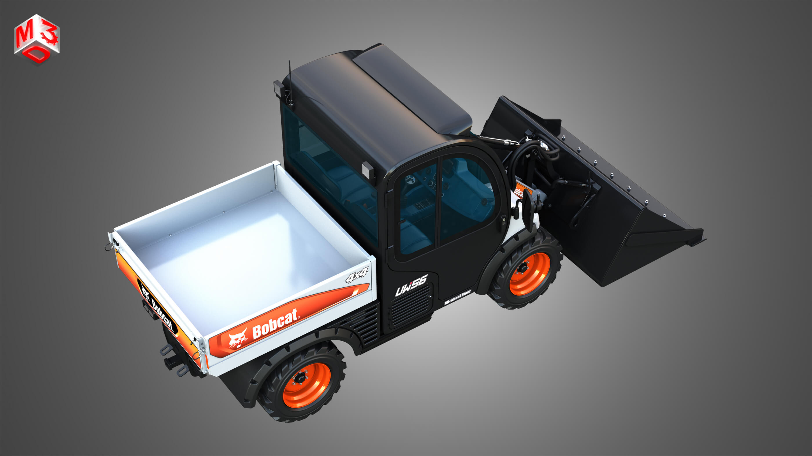 UW56 - Toolcat Utility Work Machine 3D Model by Markos3d