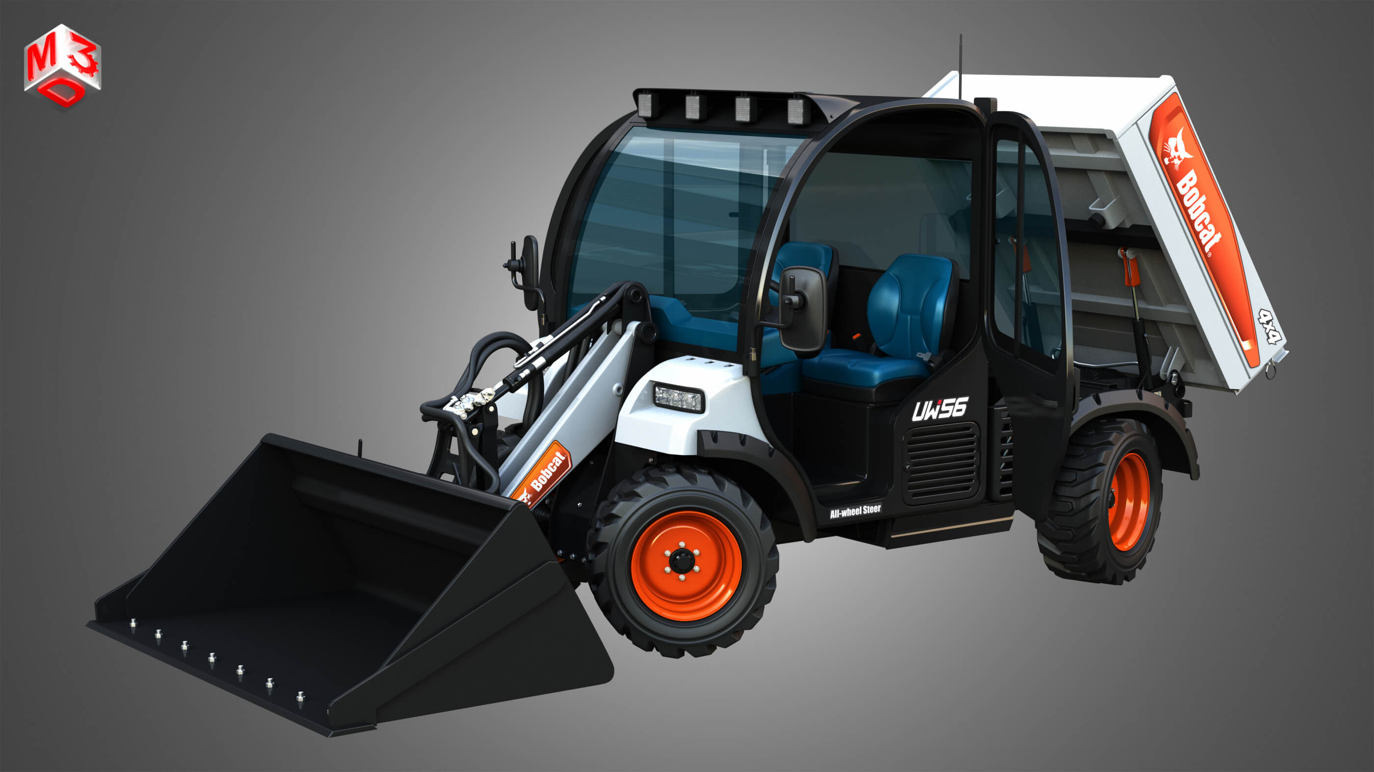 UW56 - Toolcat Utility Work Machine 3D Model by Markos3d