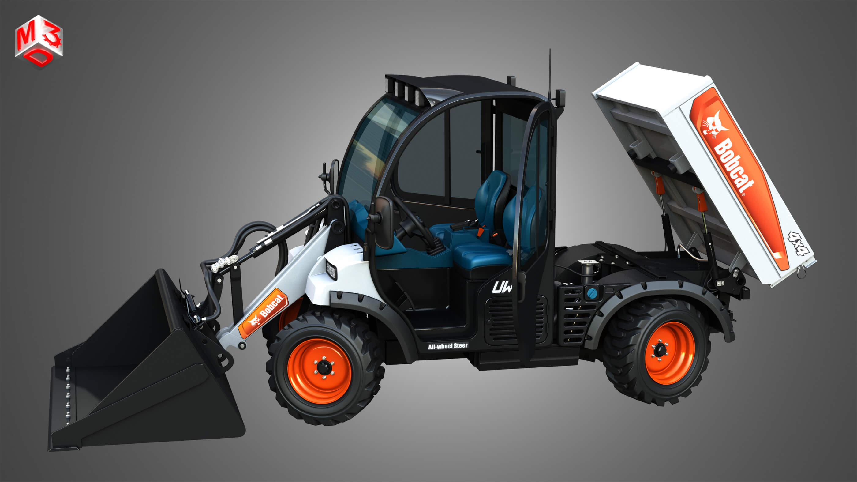 UW56 - Toolcat Utility Work Machine 3D Model by Markos3d