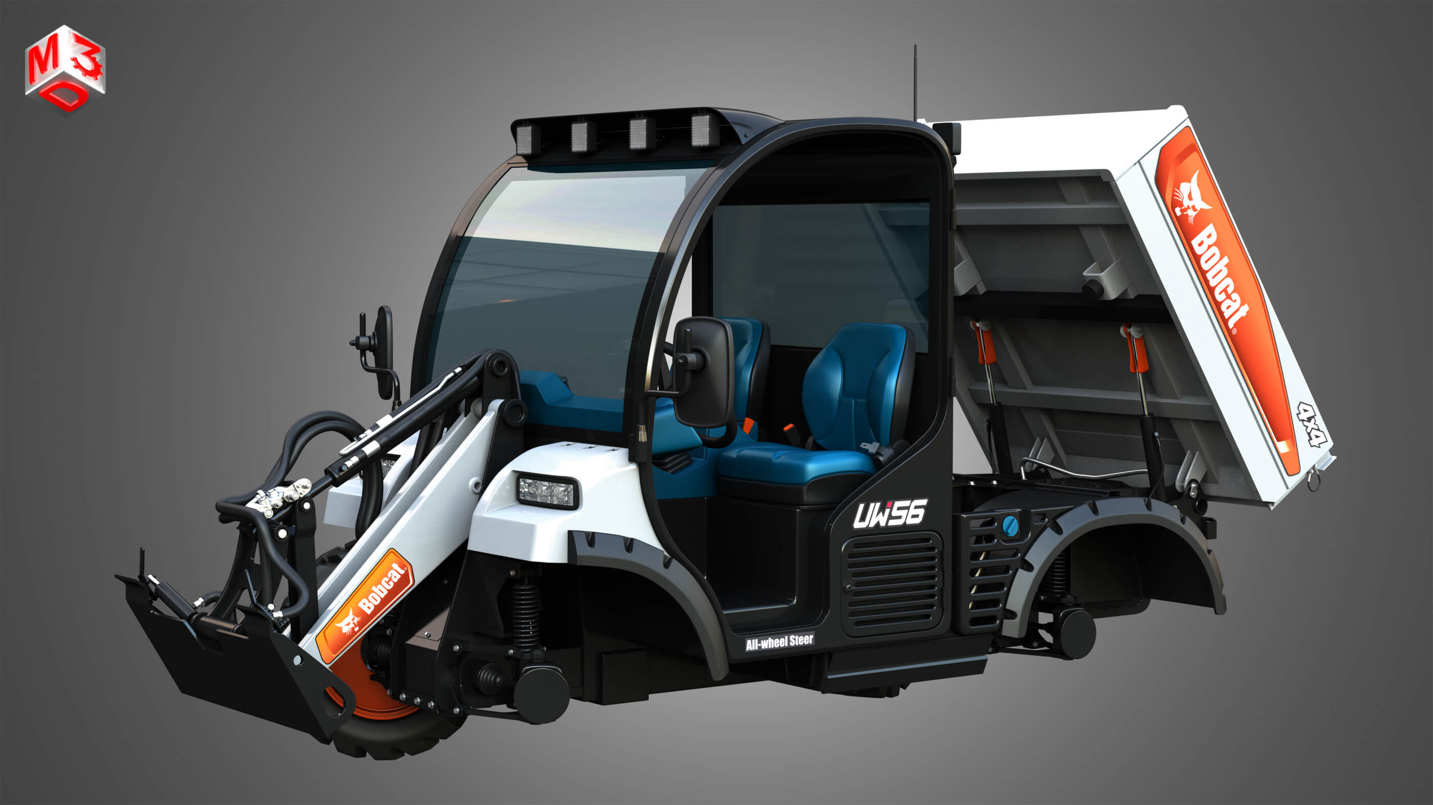 UW56 - Toolcat Utility Work Machine 3D Model by Markos3d