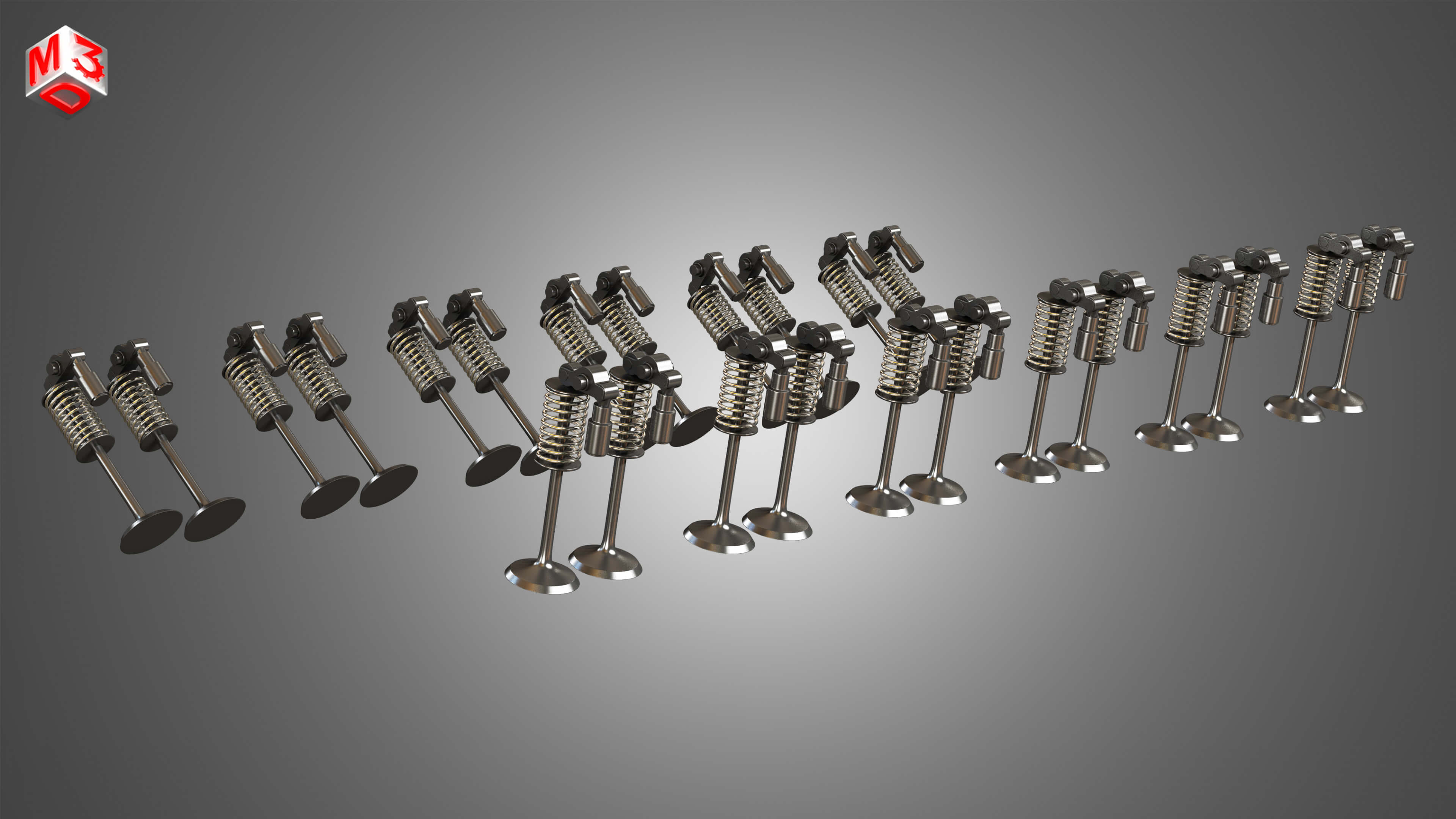 V12 Twin Turbo Car - Engine Full Internal and External Parts 3D Model ...