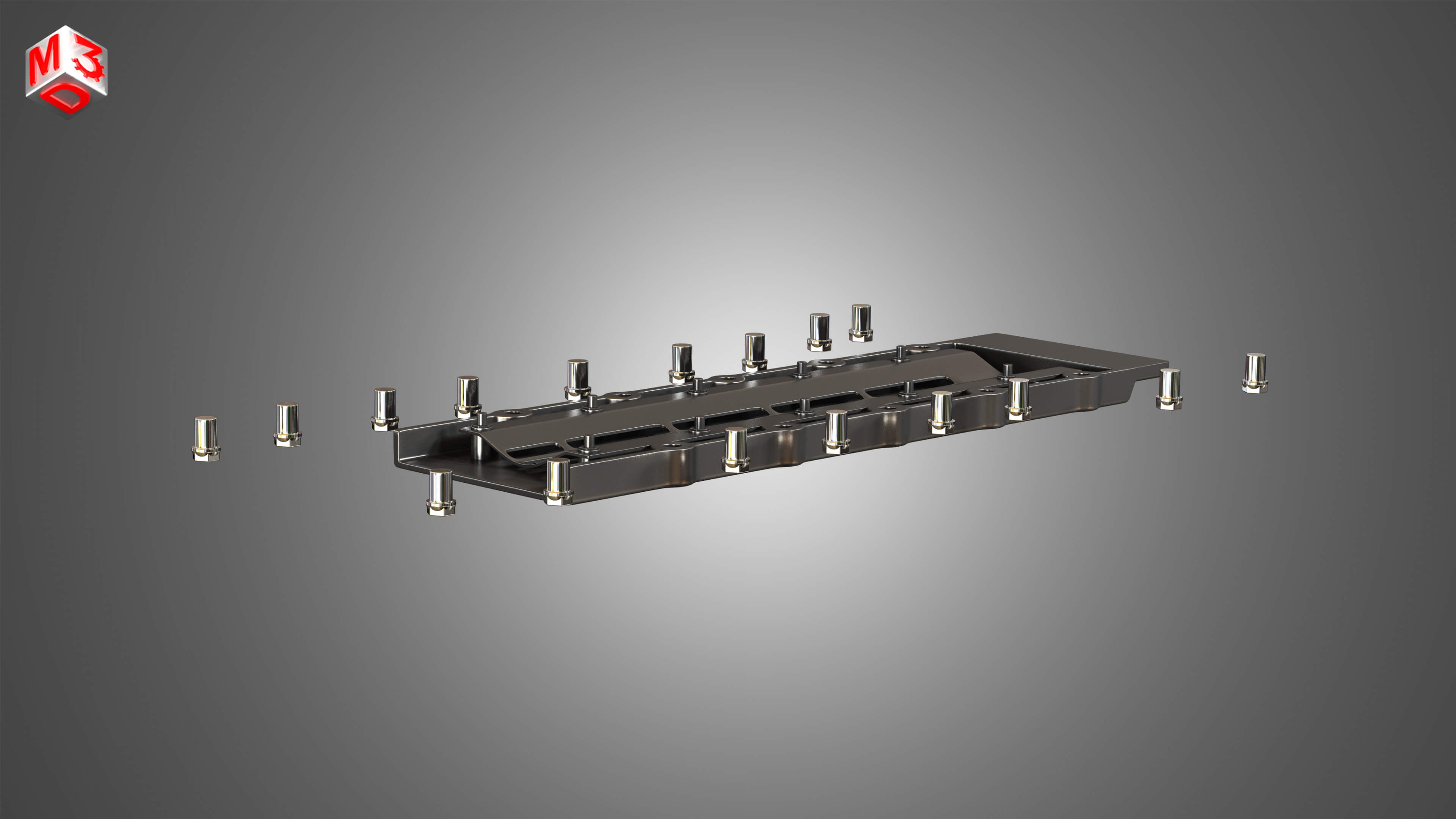 V12 Twin Turbo Car - Engine Full Internal and External Parts 3D Model ...