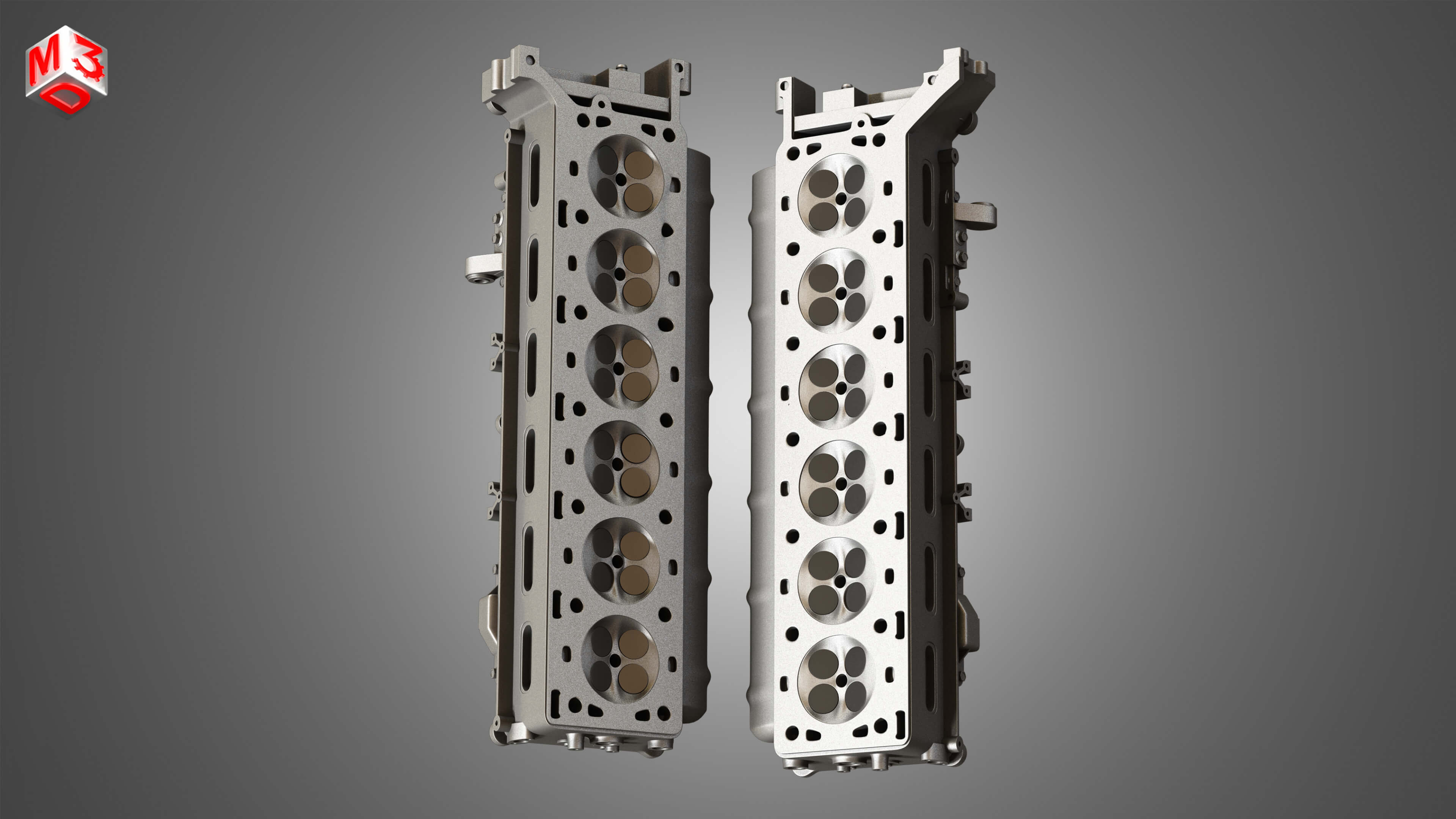 V12 Twin Turbo Car - Engine Full Internal and External Parts 3D Model ...