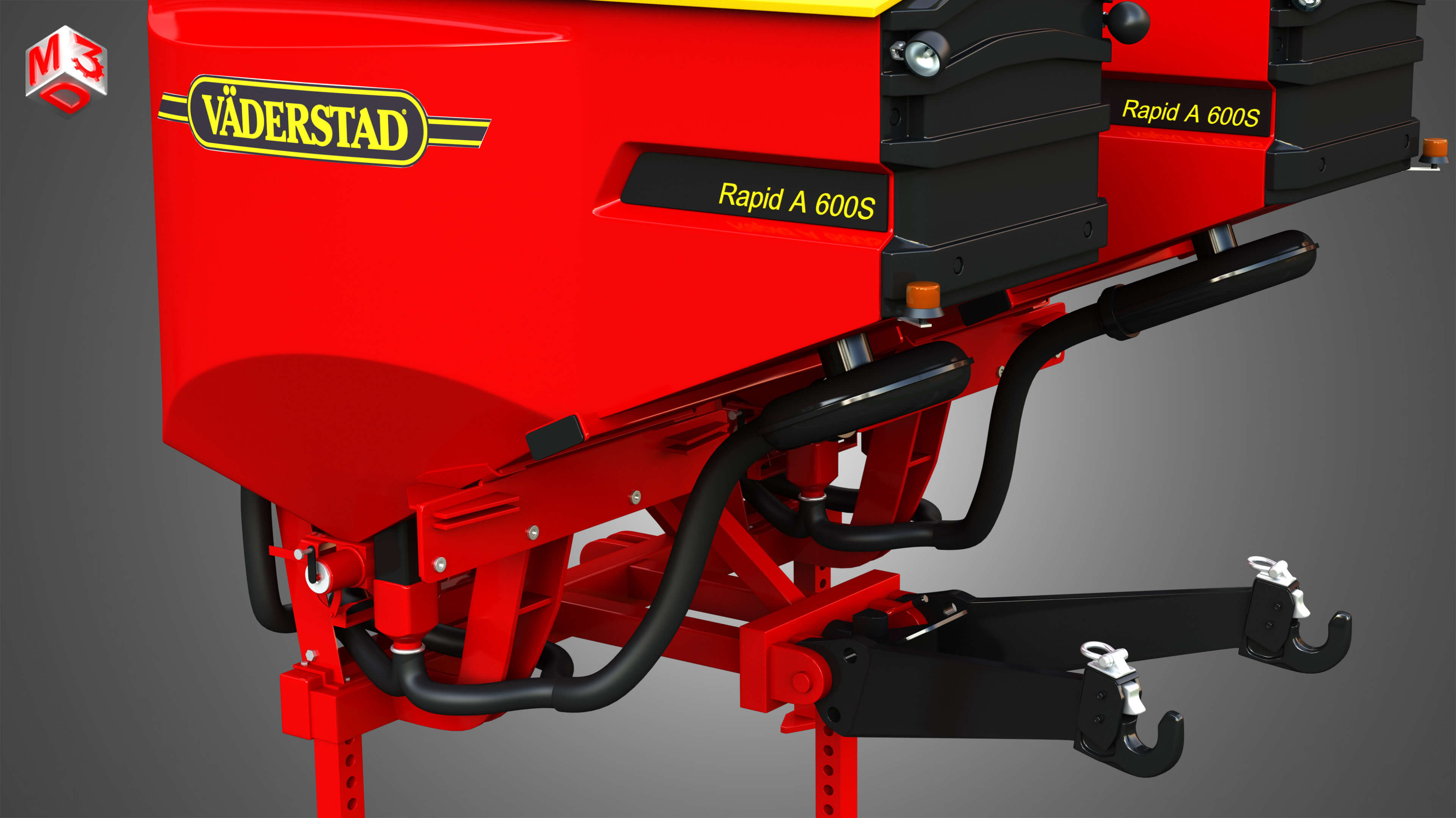 Vaederstad Pakti Equipment - 3D Model by Markos3d