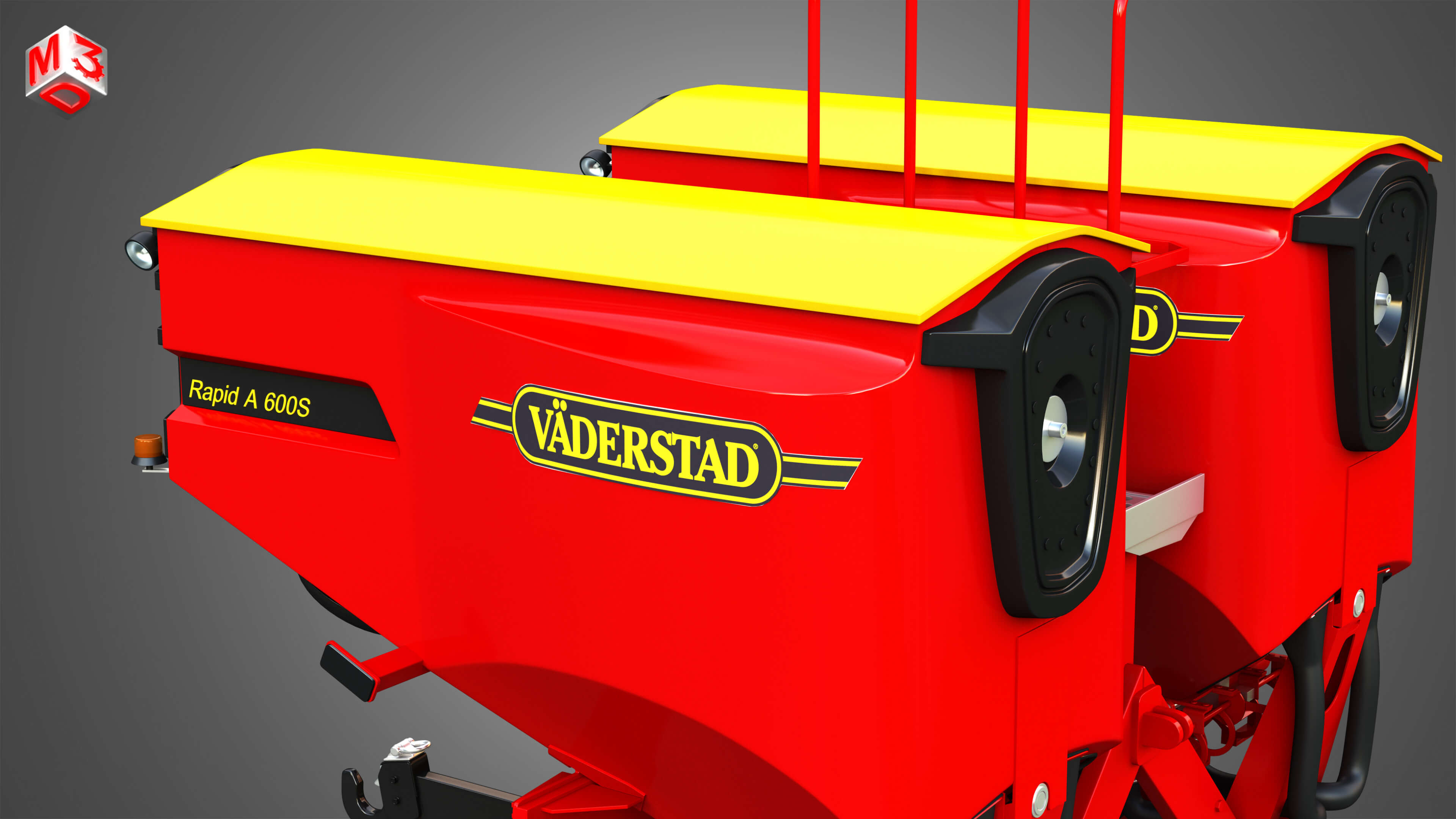 Vaederstad Pakti Equipment - 3D Model by Markos3d