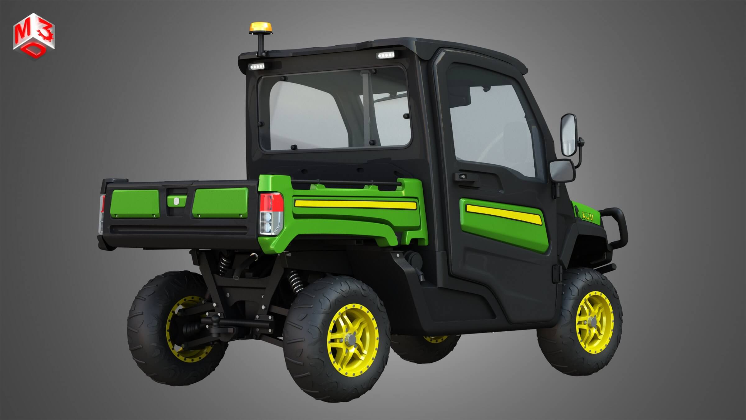 XUV865M Cross-Over Utility 3D Model by Markos3d