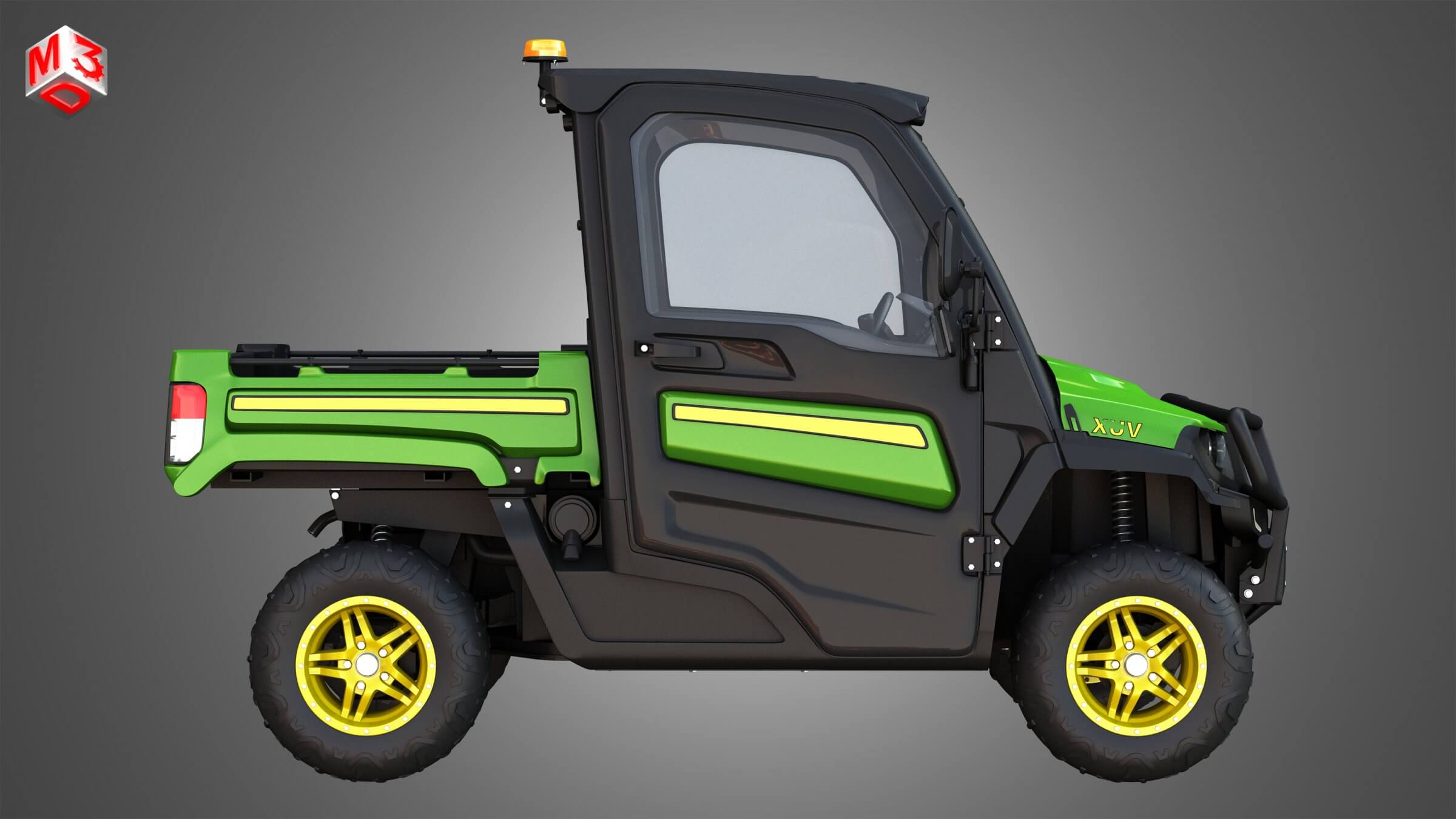 XUV865M Cross-Over Utility 3D Model by Markos3d