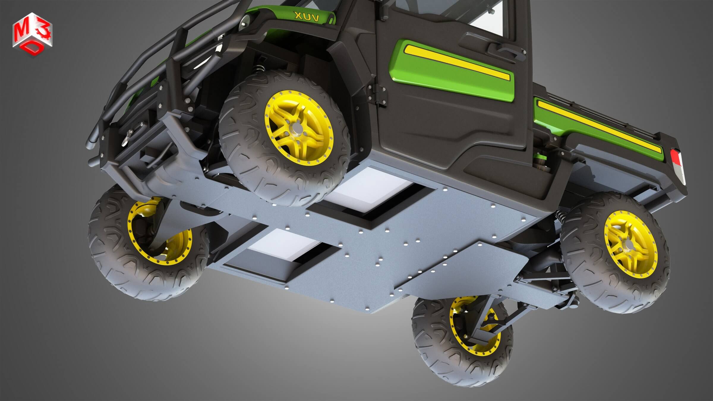 XUV865M Cross-Over Utility 3D Model by Markos3d