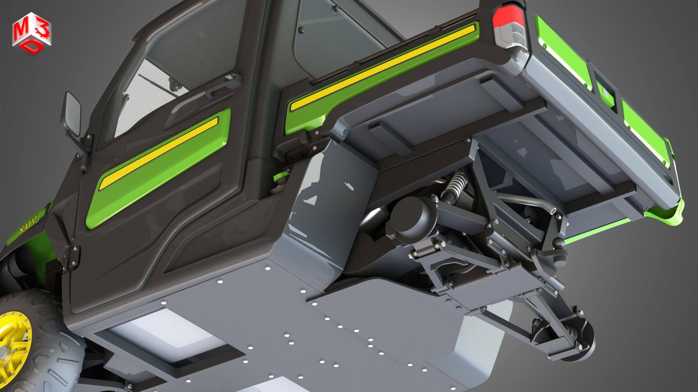 XUV865M Cross-Over Utility 3D Model by Markos3d