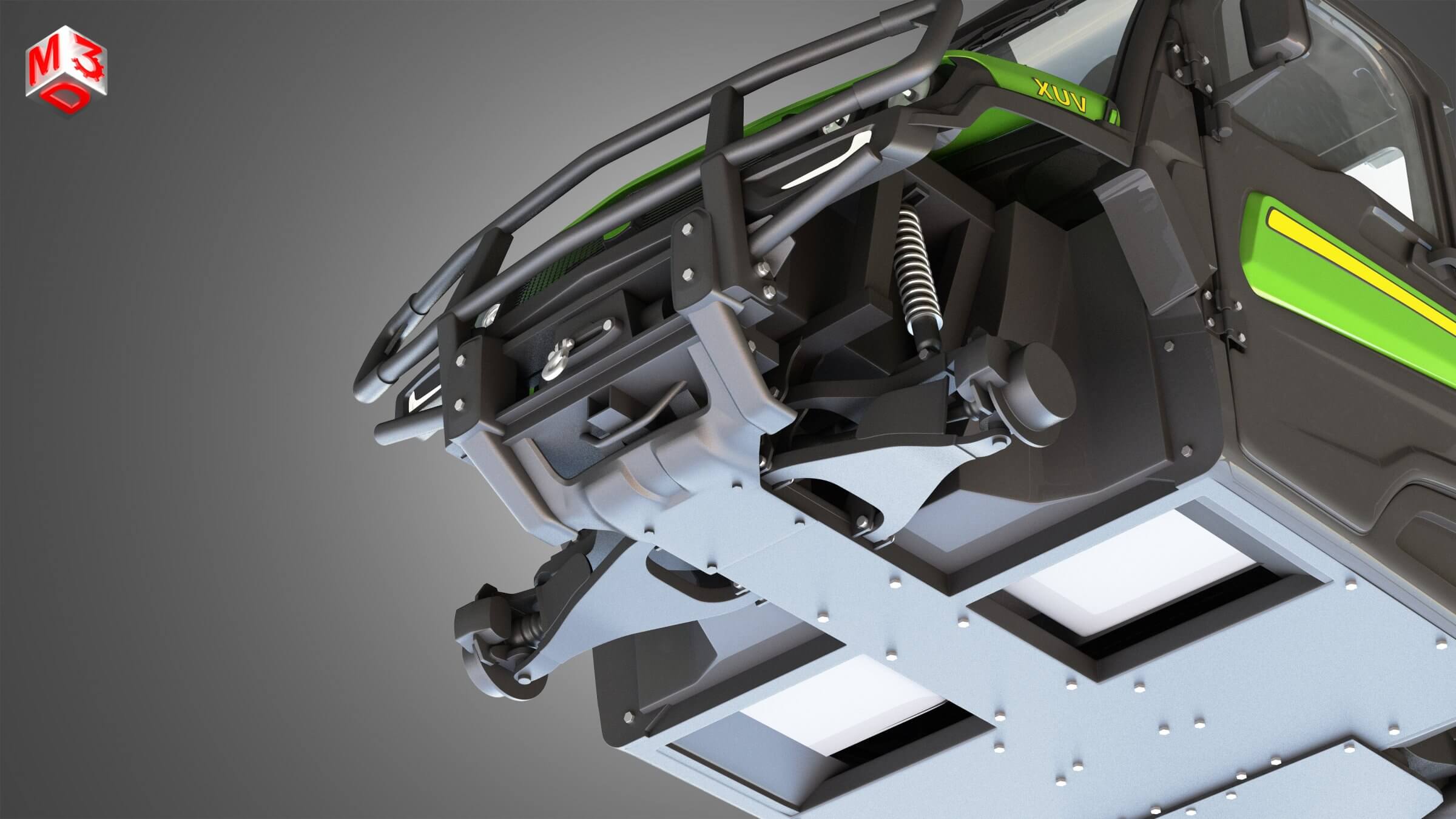 XUV865M Cross-Over Utility 3D Model by Markos3d