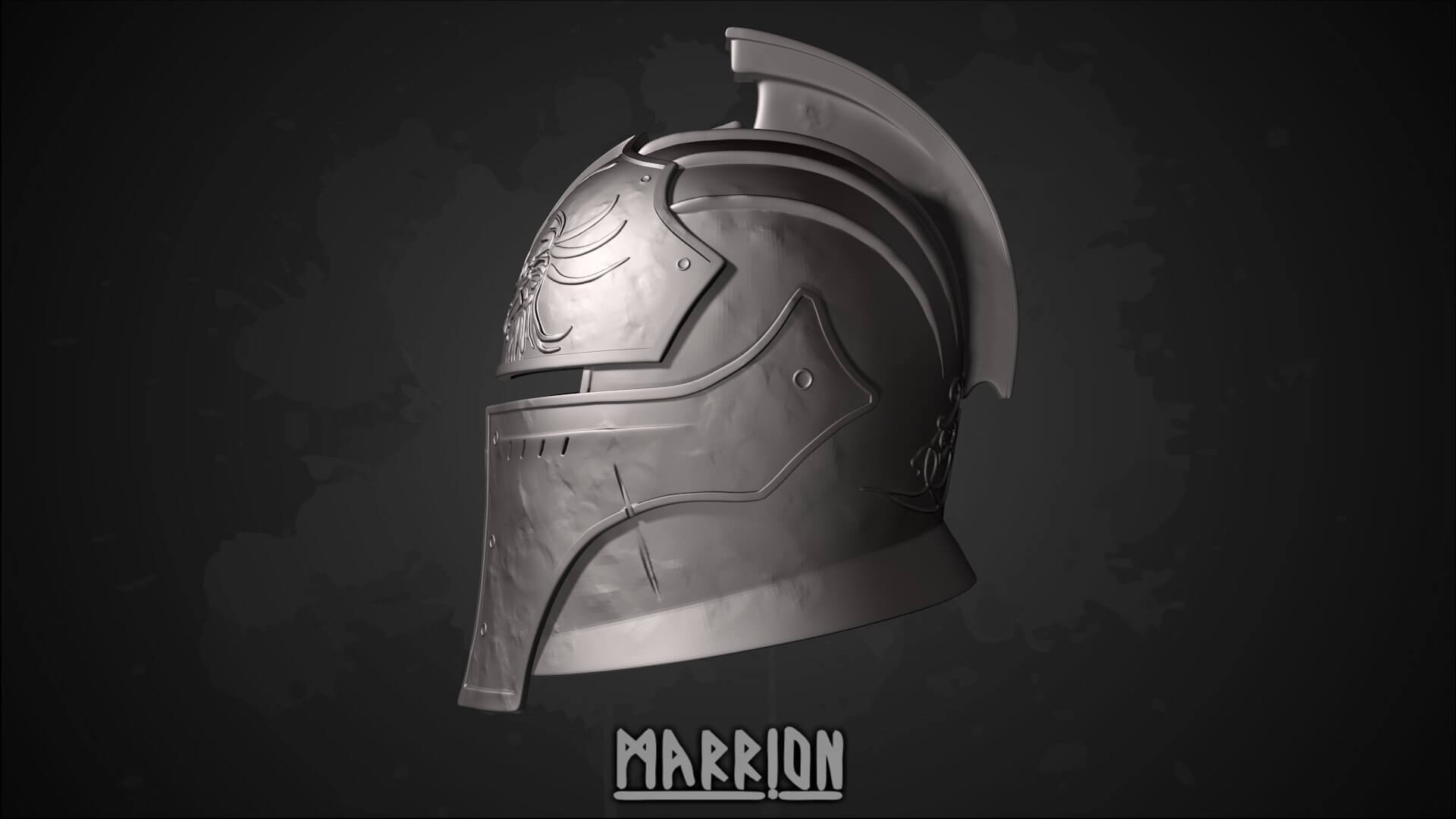Faraam Helmet Dark Souls - 3D Model by Marrion