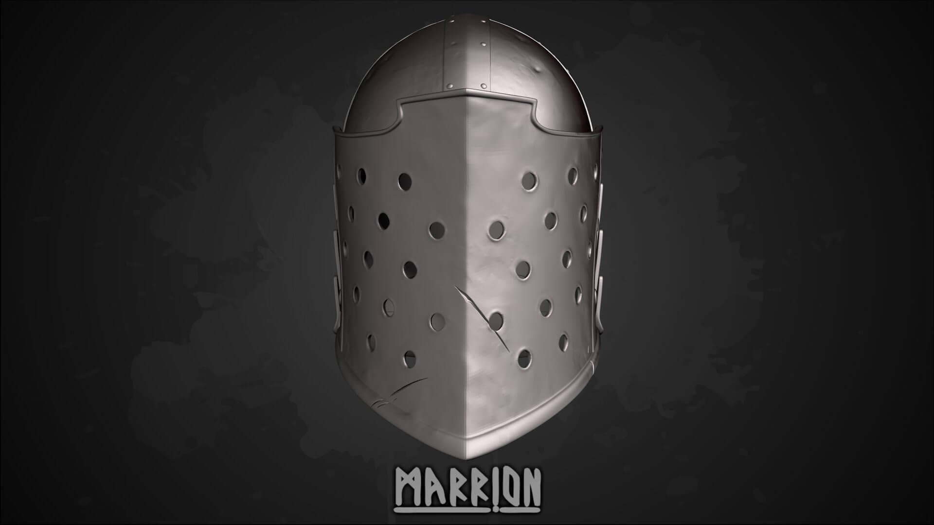 Warden Dain Helmet for Honor - 3D Model by Marrion