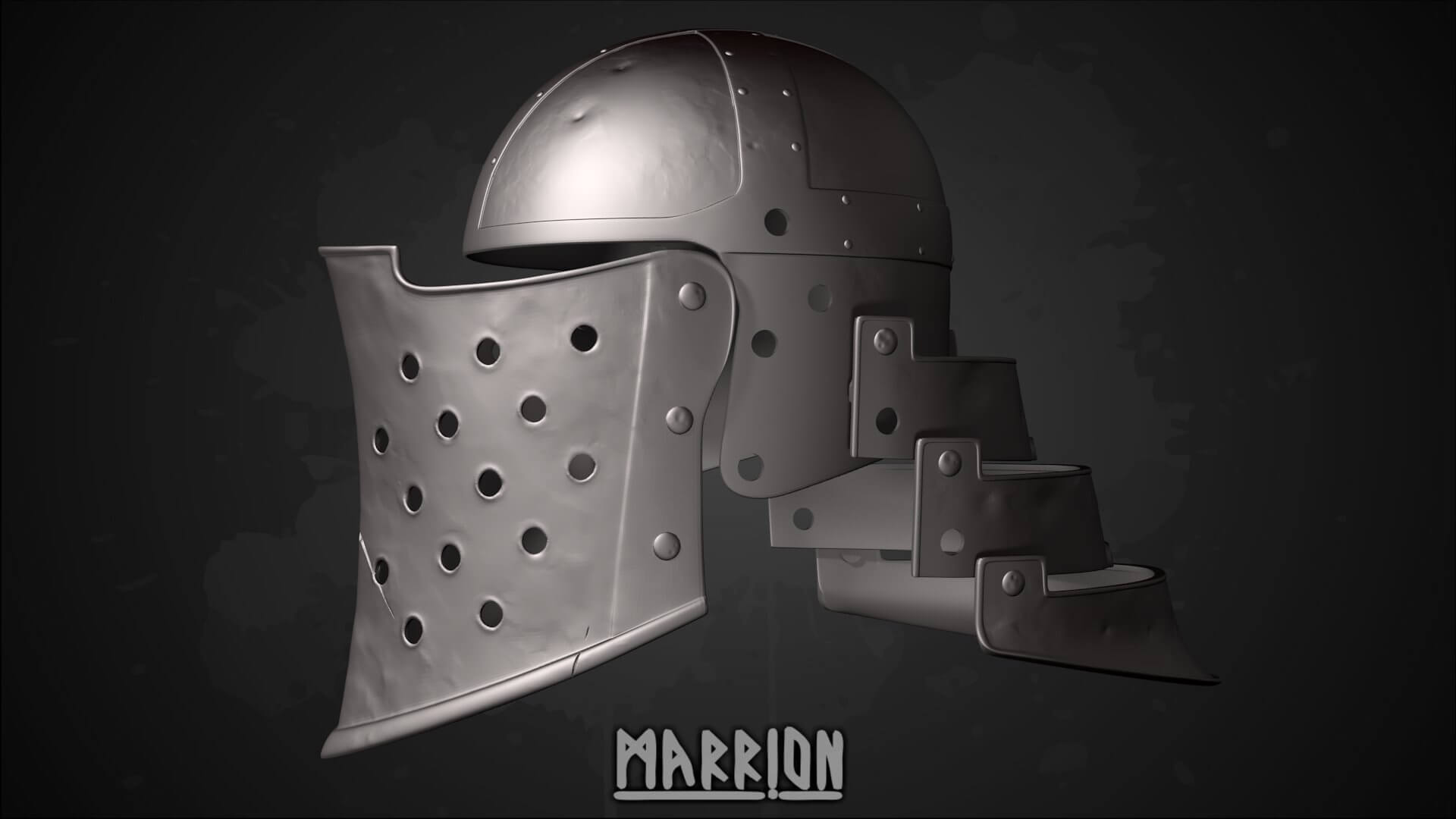 Warden Dain Helmet for Honor - 3D Model by Marrion