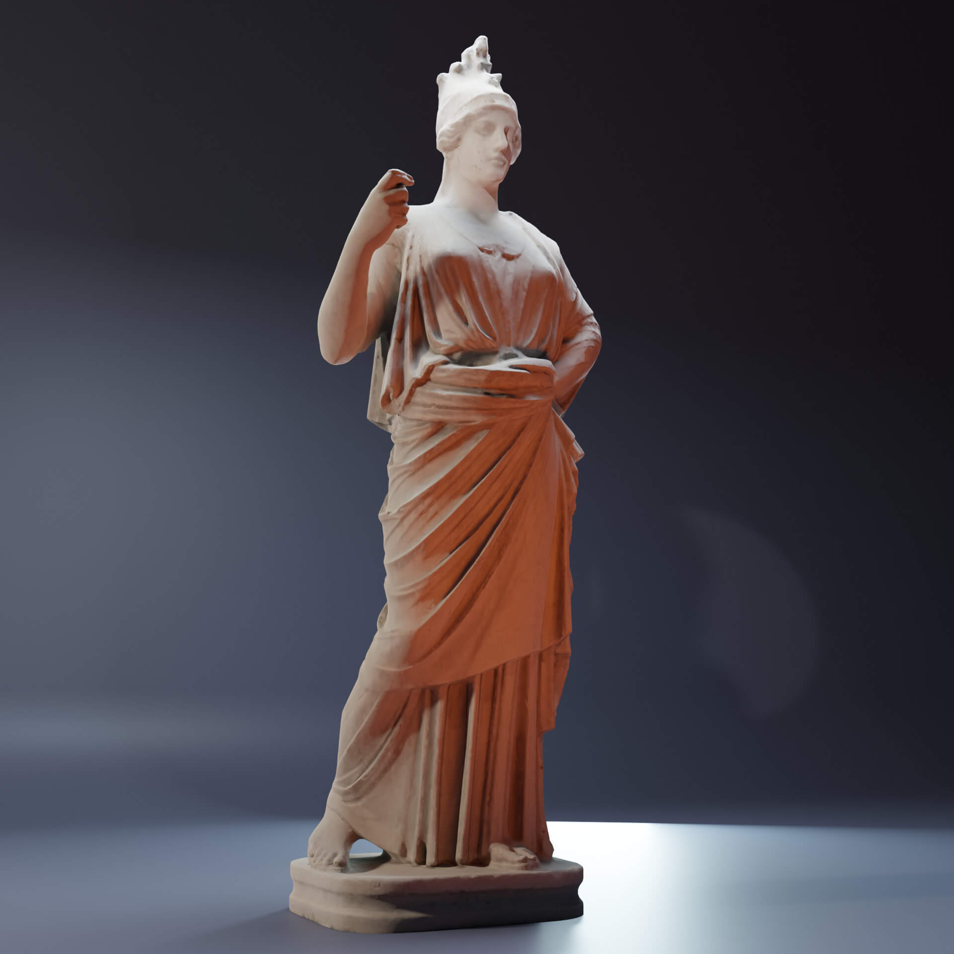 Athena Sculpture - 3D Model by Martin_Waters