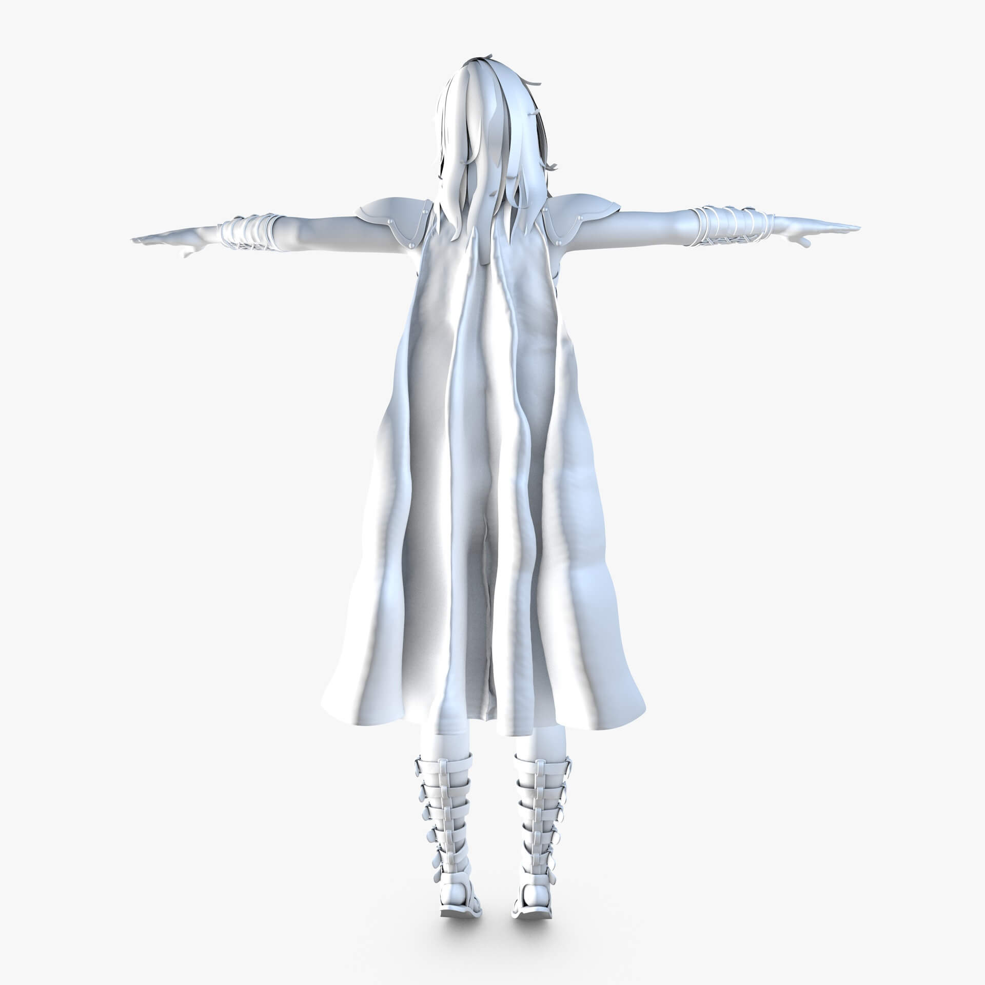 Decima Legionary Female Warrior Character - 3D Model by martinladelfa