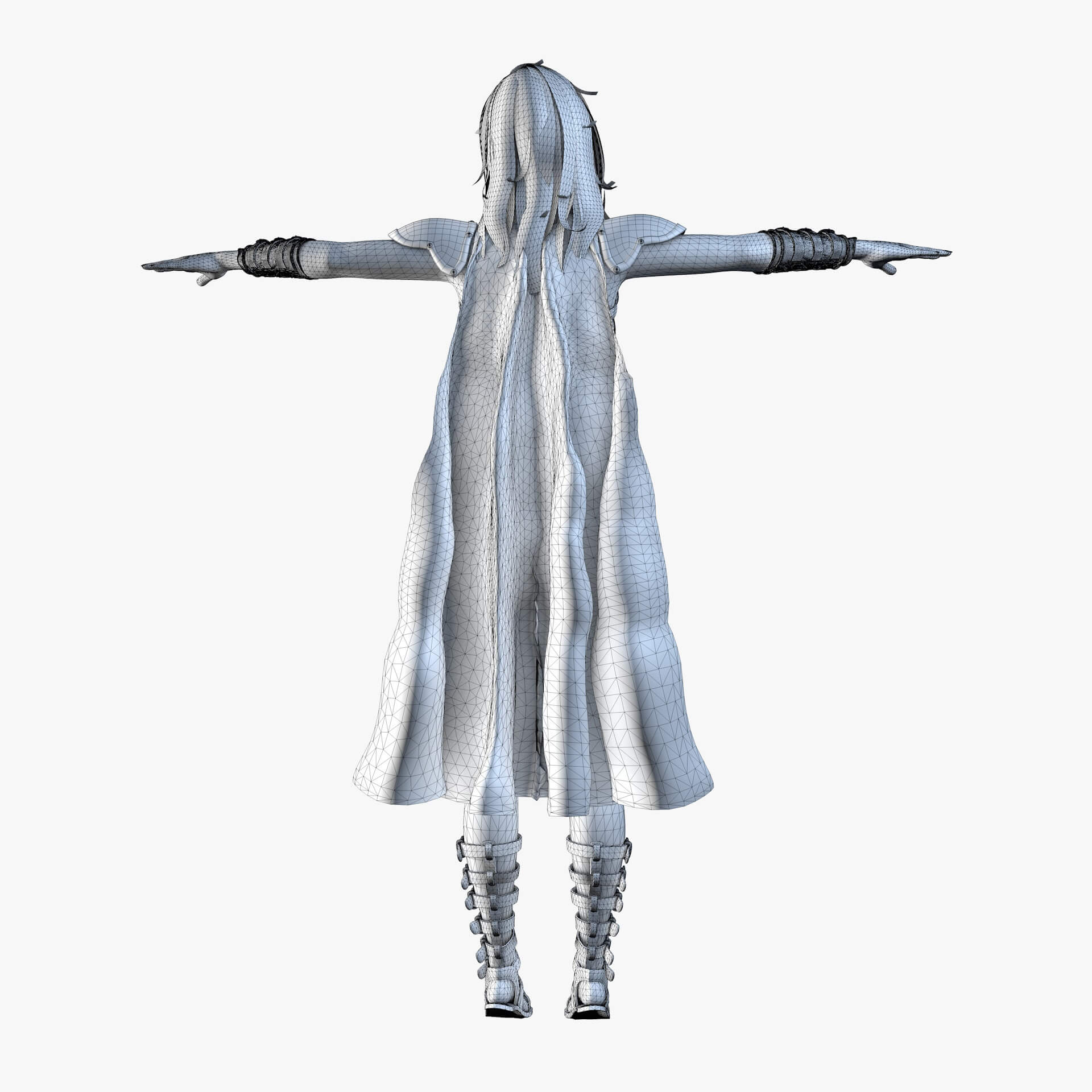 Decima Legionary Female Warrior Character - 3D Model by martinladelfa