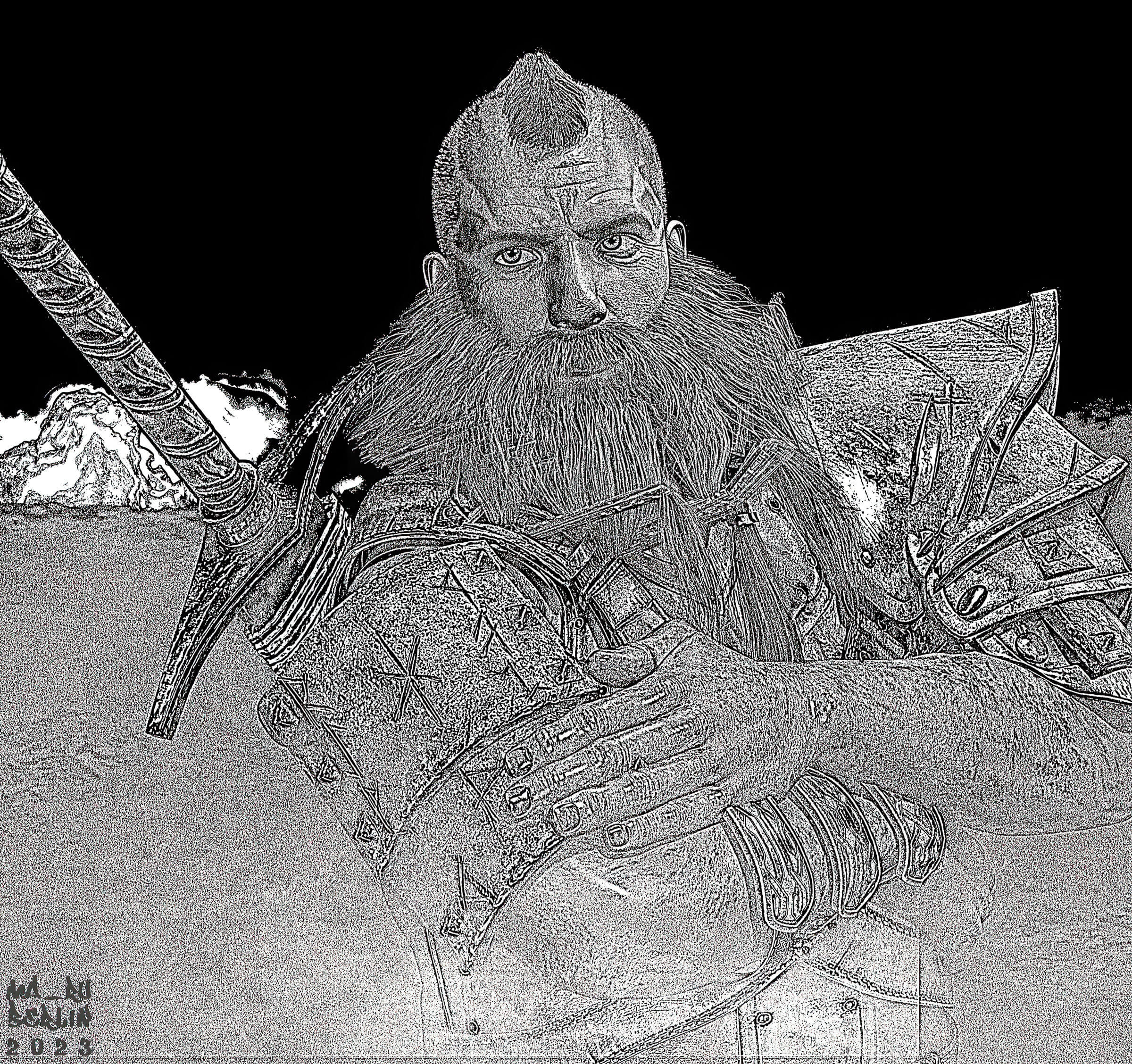 A good question 3D Render, Digital Art by maru_berlin