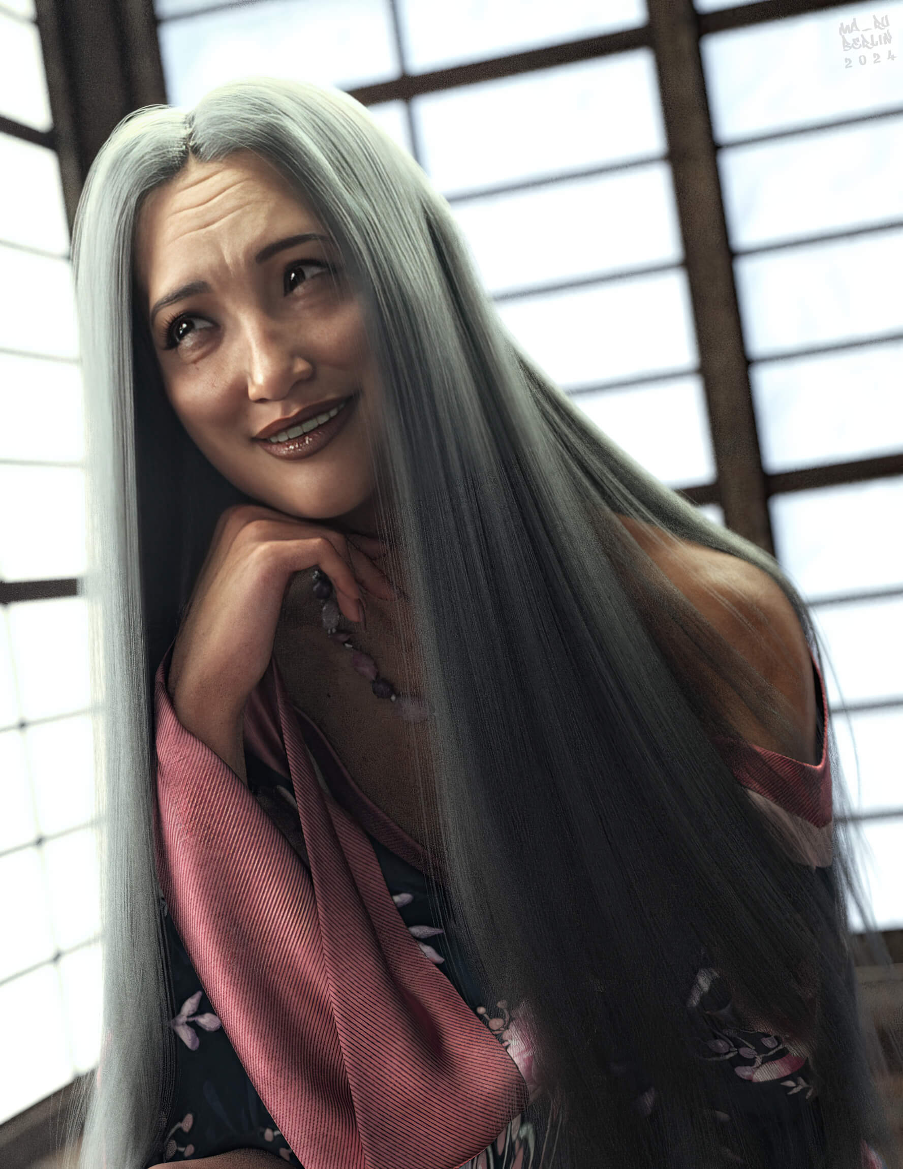 Beauty Has No Age 3D Render, Digital Art by maru_berlin