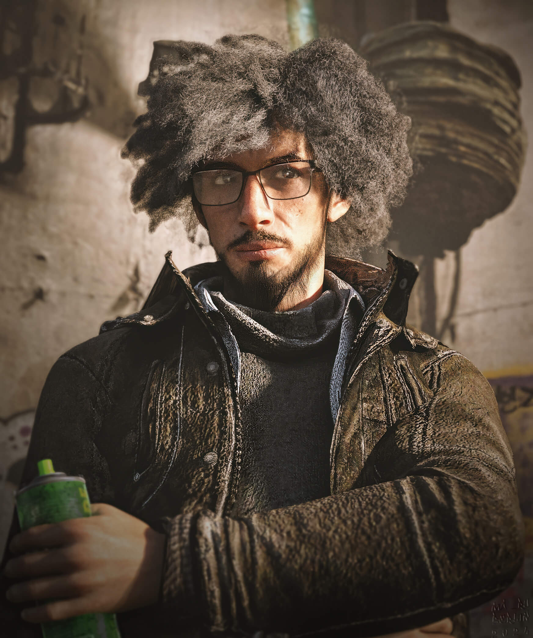 Bobby Ross 3D Render, Digital Art by maru_berlin