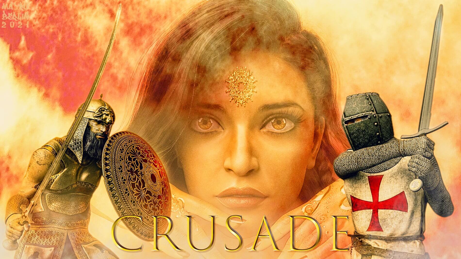 Crusade 3D Render, Digital Art by maru_berlin