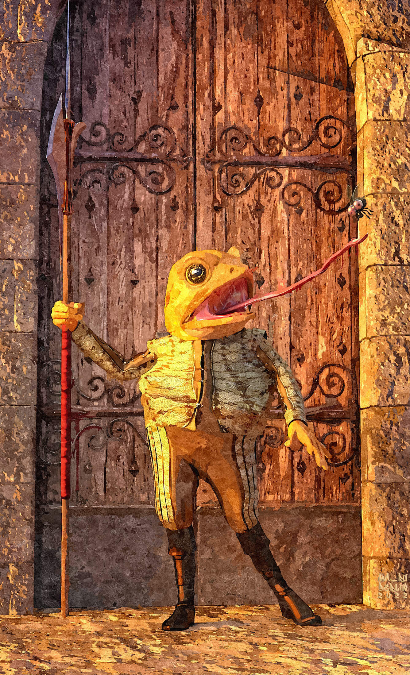 Exactly Right 3D Render, Digital Art by maru_berlin