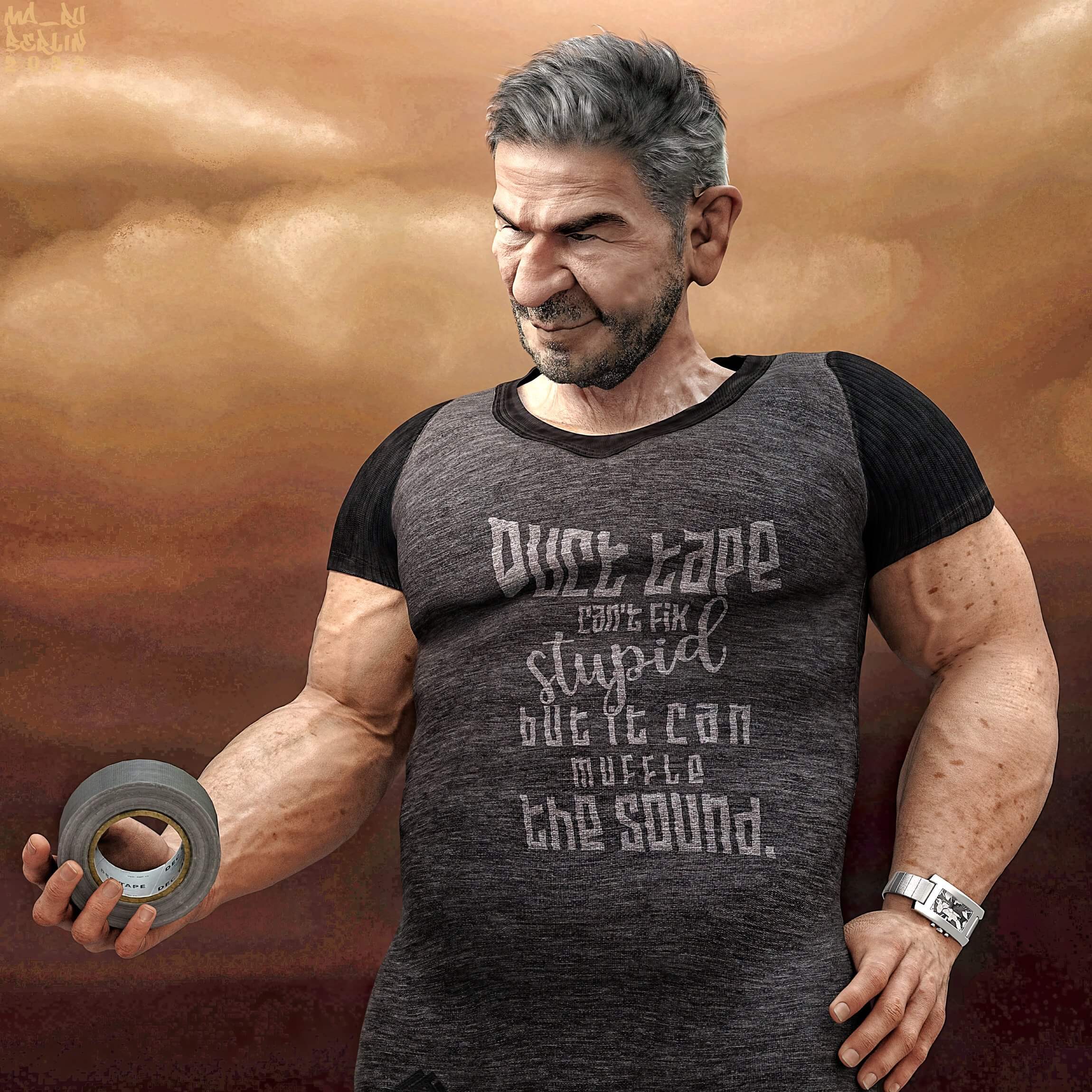 Feeling Generous Today 3D Render, Digital Art by maru_berlin