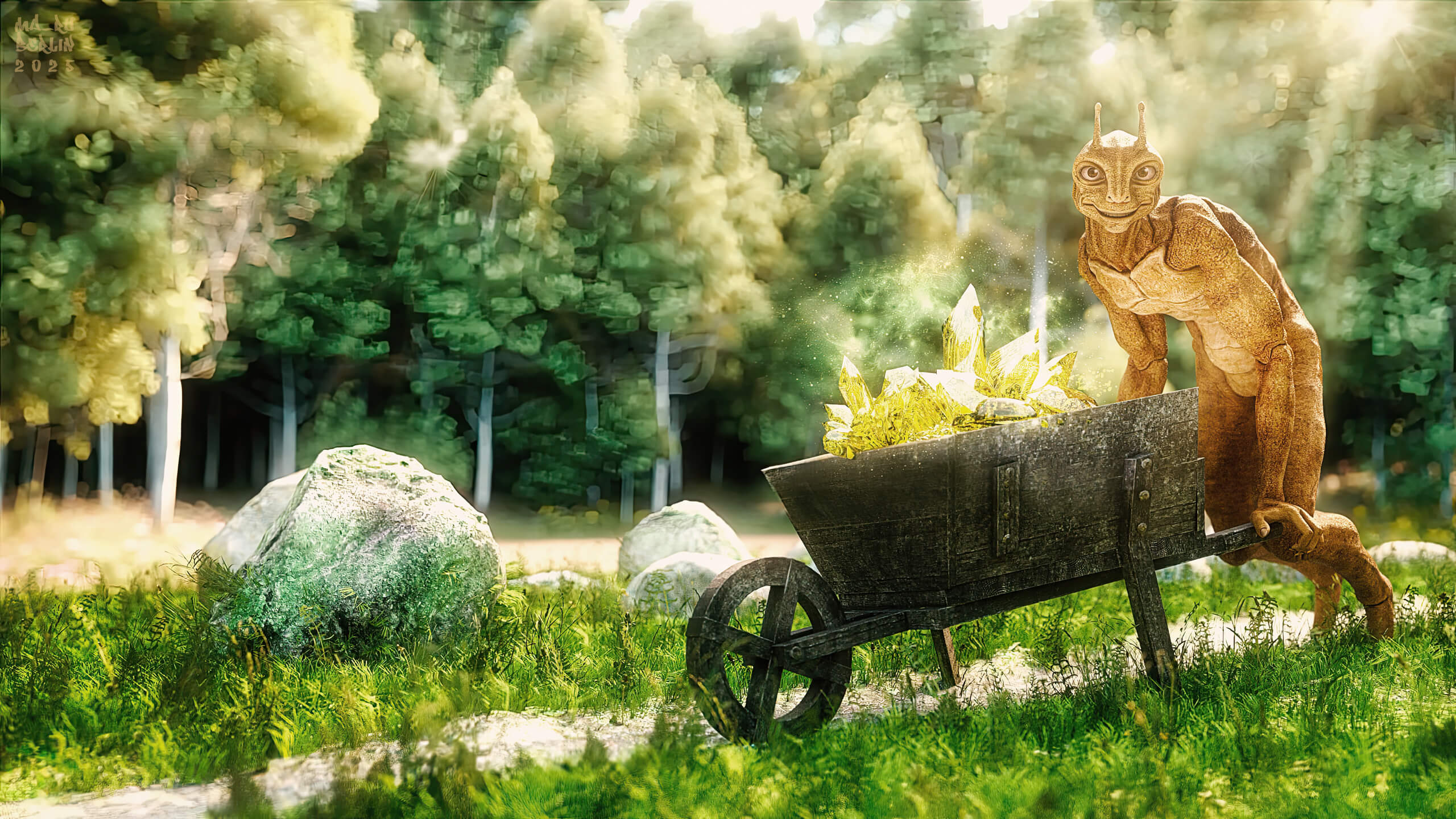 Gem Sponsor 3D Render, Digital Art by maru_berlin