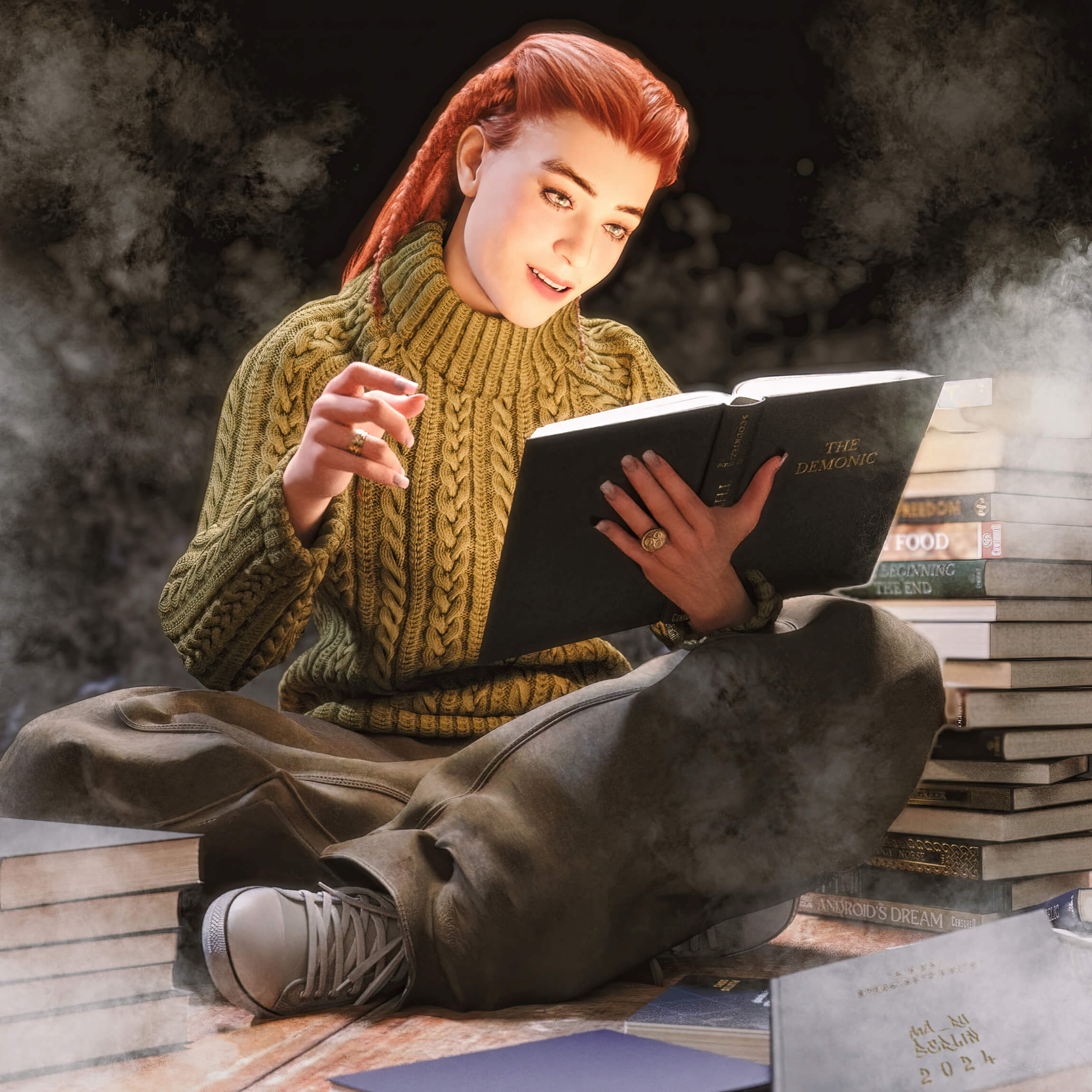 Getting Ready For Winter 3D Render, Digital Art by maru_berlin