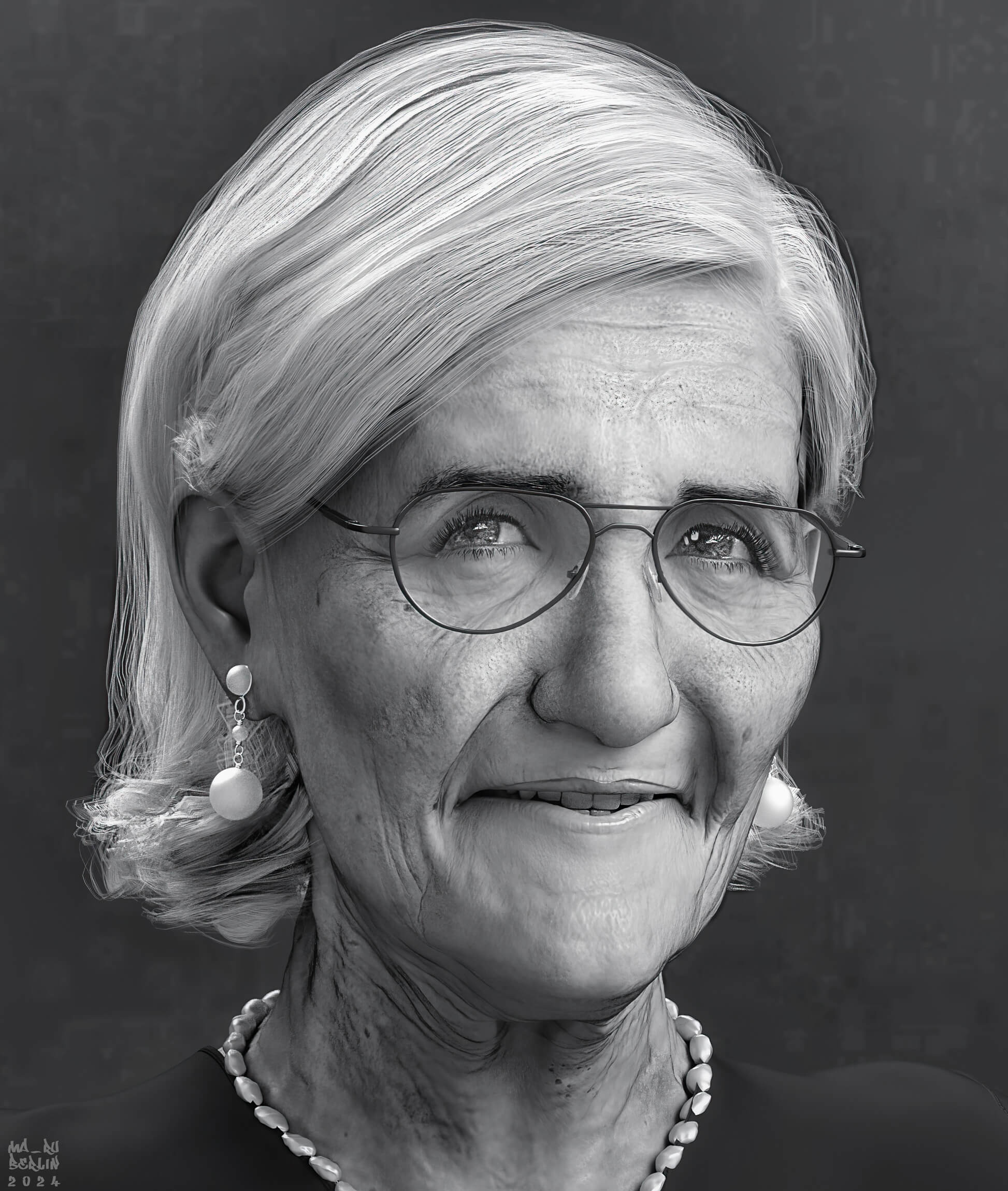 Grandma (for AGD) 3D Render, Digital Art by maru_berlin