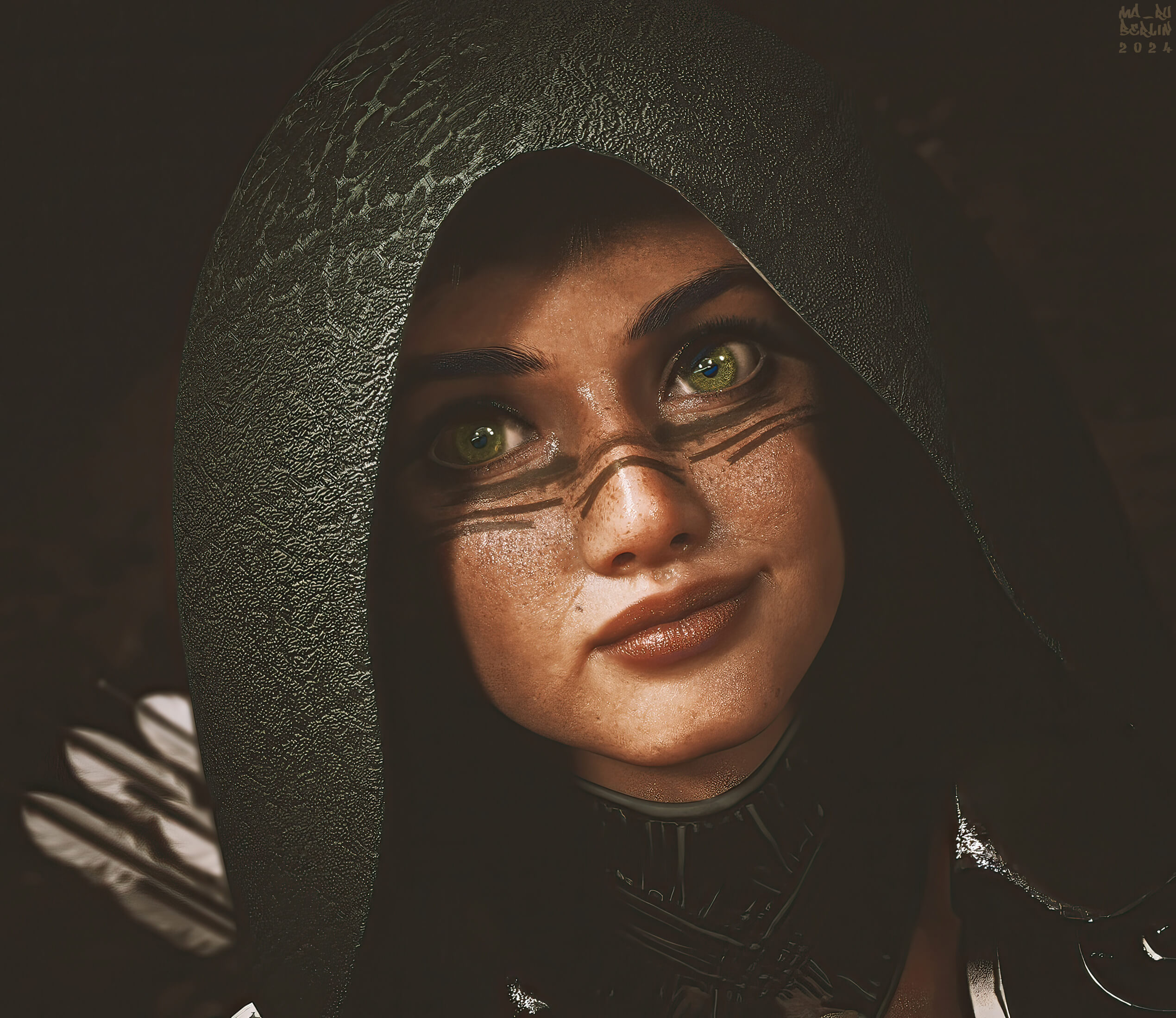 Green Rogue 3D Render, Digital Art by maru_berlin