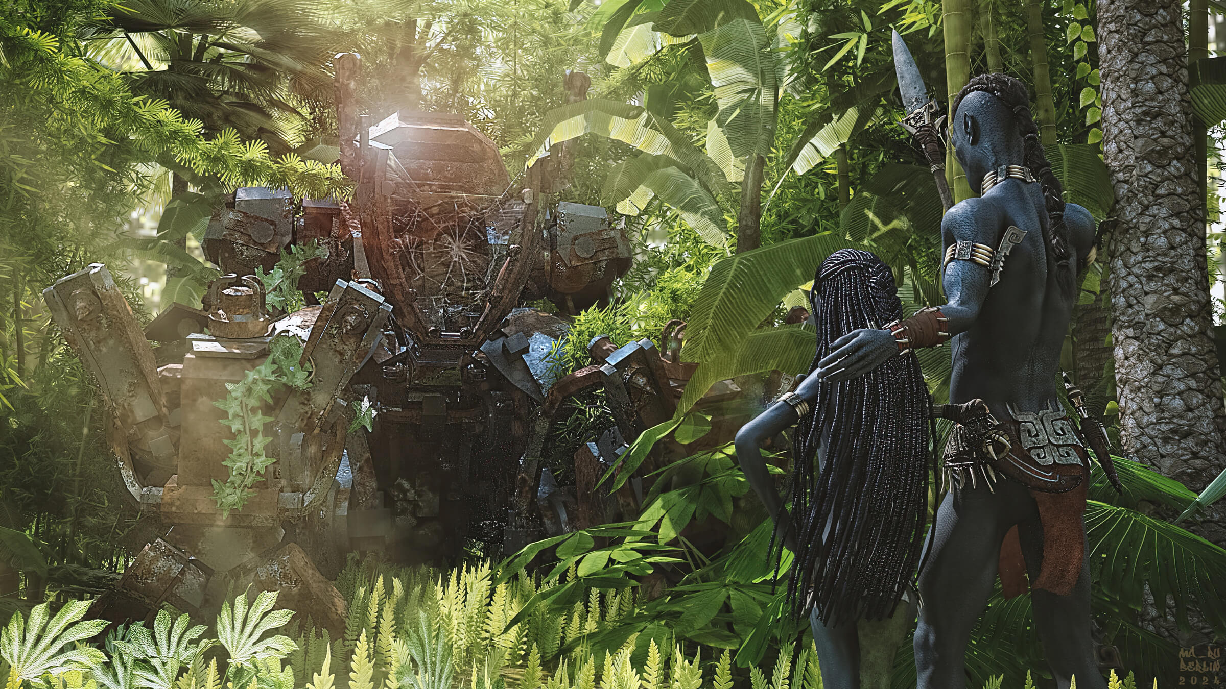 History Lesson 3D Render, Digital Art by maru_berlin