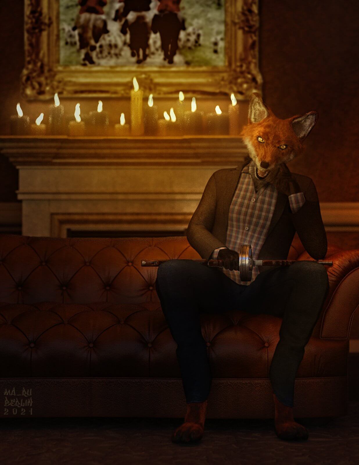 Improving the Odds. 3D Render, Digital Art by maru_berlin