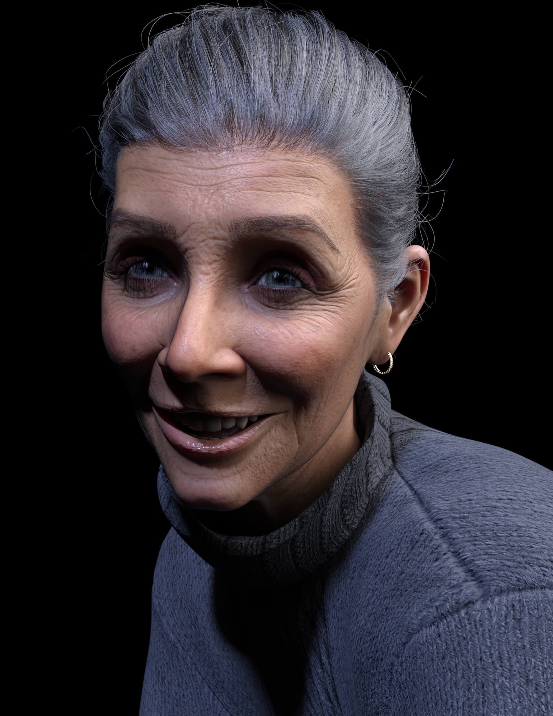 Janet 3D Render, Digital Art by maru_berlin