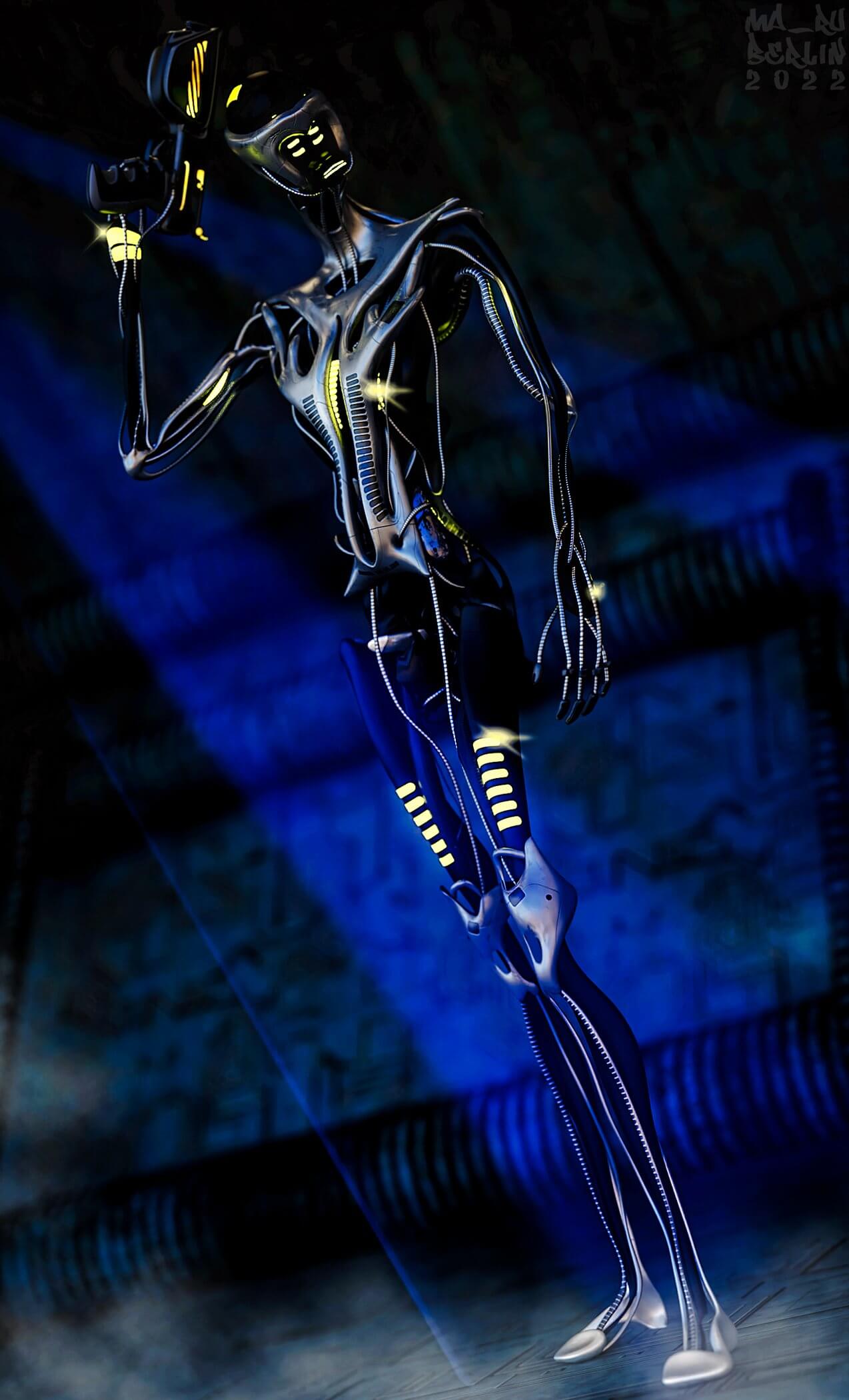 Lean and Mean 3D Render, Digital Art by maru_berlin