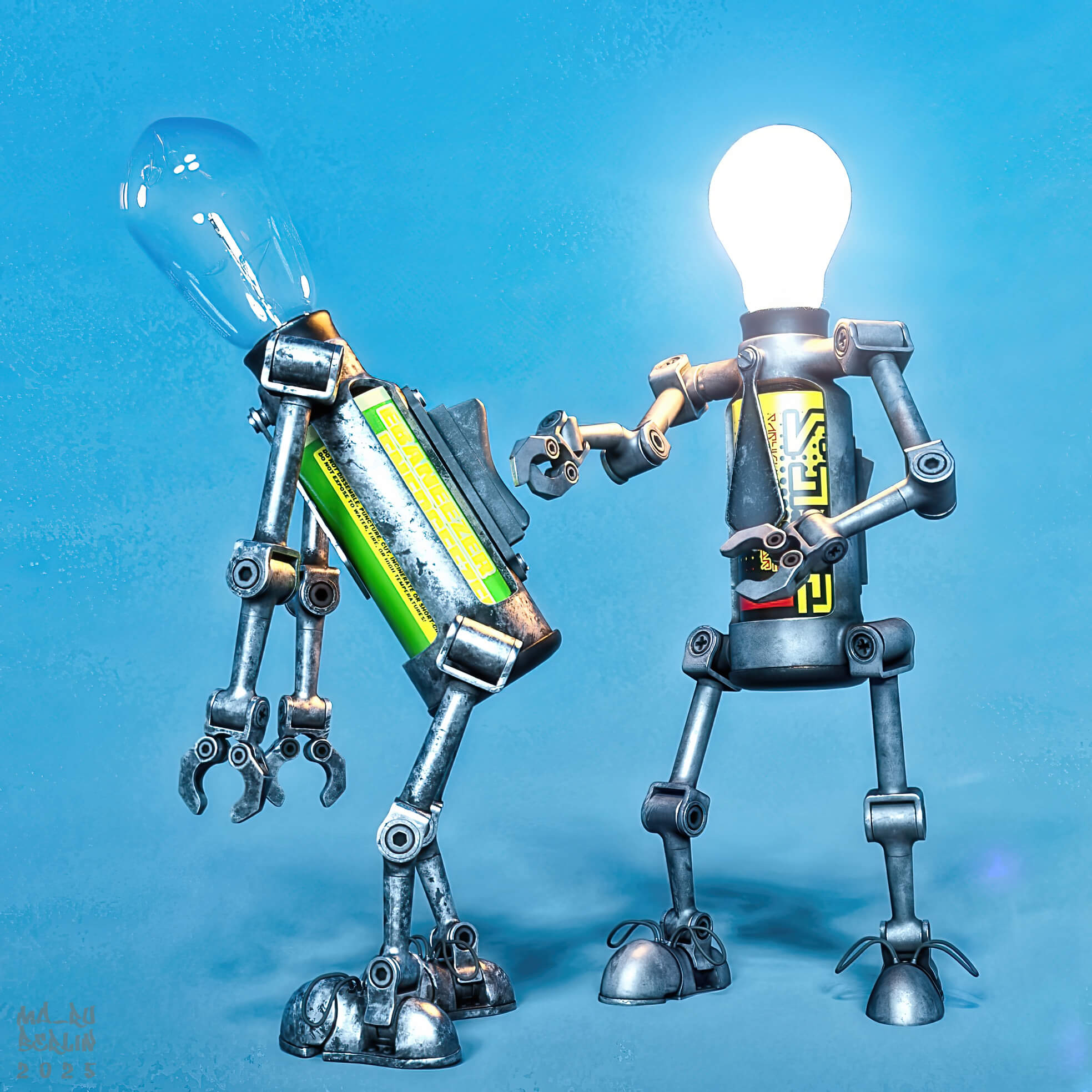 Let Me Help You 3D Render, Digital Art by maru_berlin