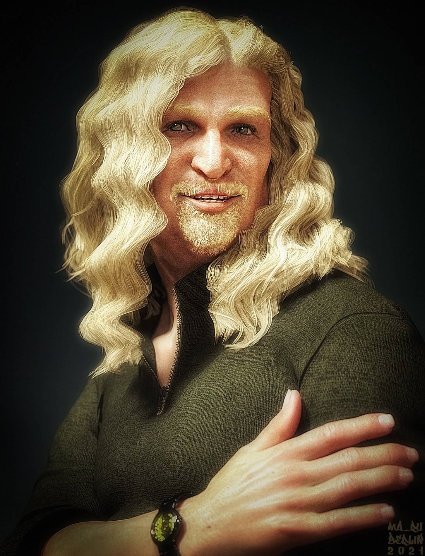 Modern Man 3 3D Render, Digital Art by maru_berlin