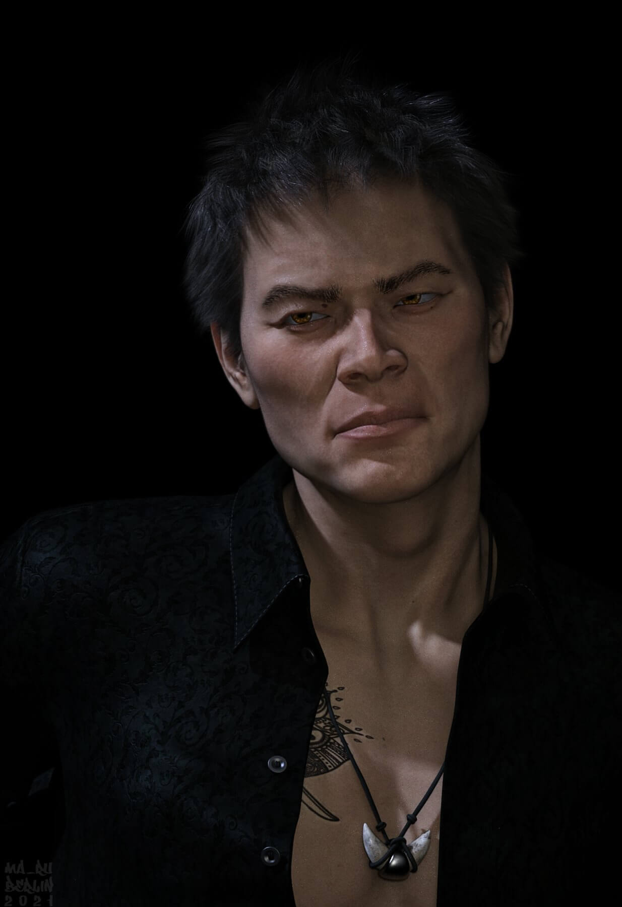 Modern Man 3D Render, Digital Art by maru_berlin