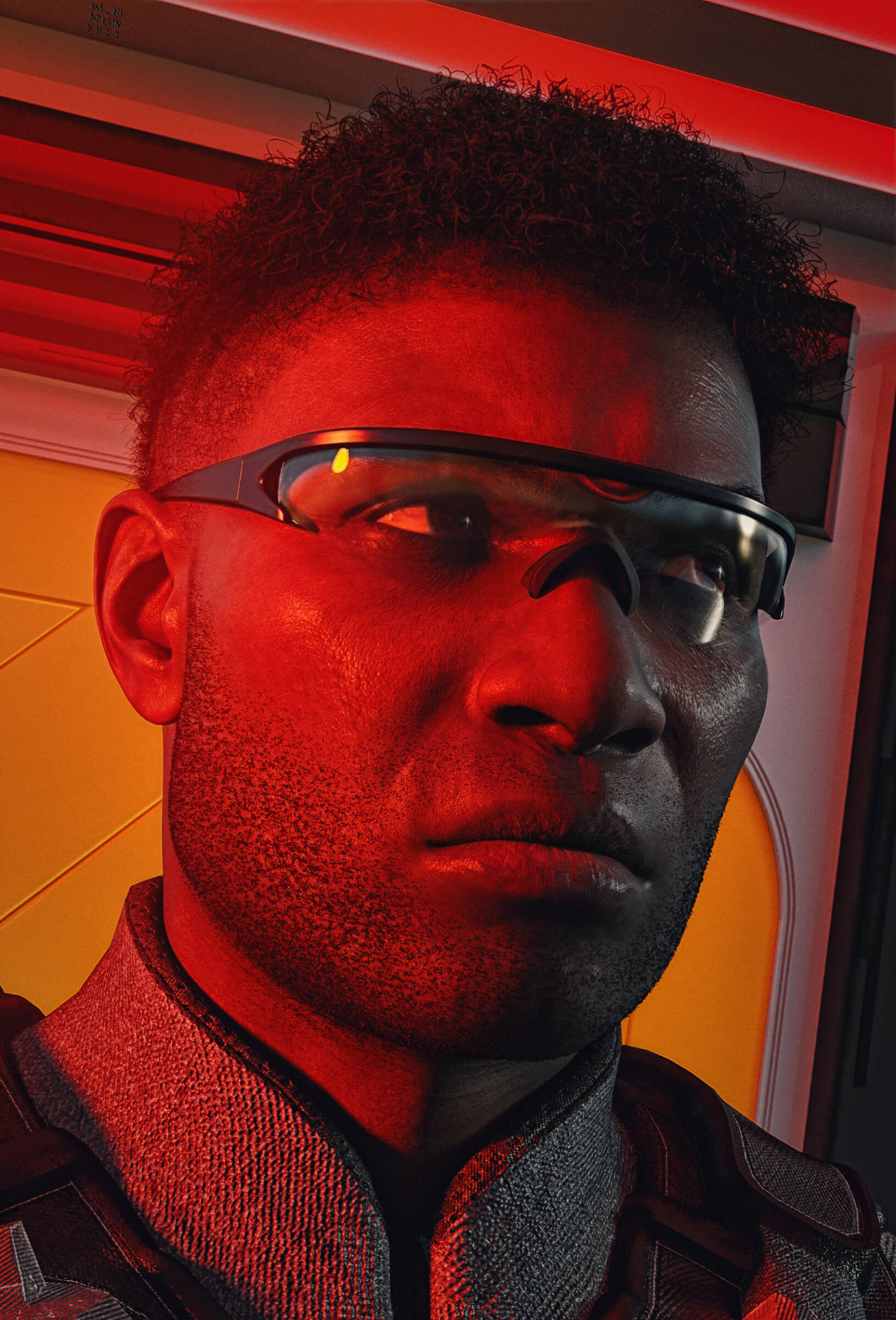 Red Alert 3D Render, Digital Art by maru_berlin