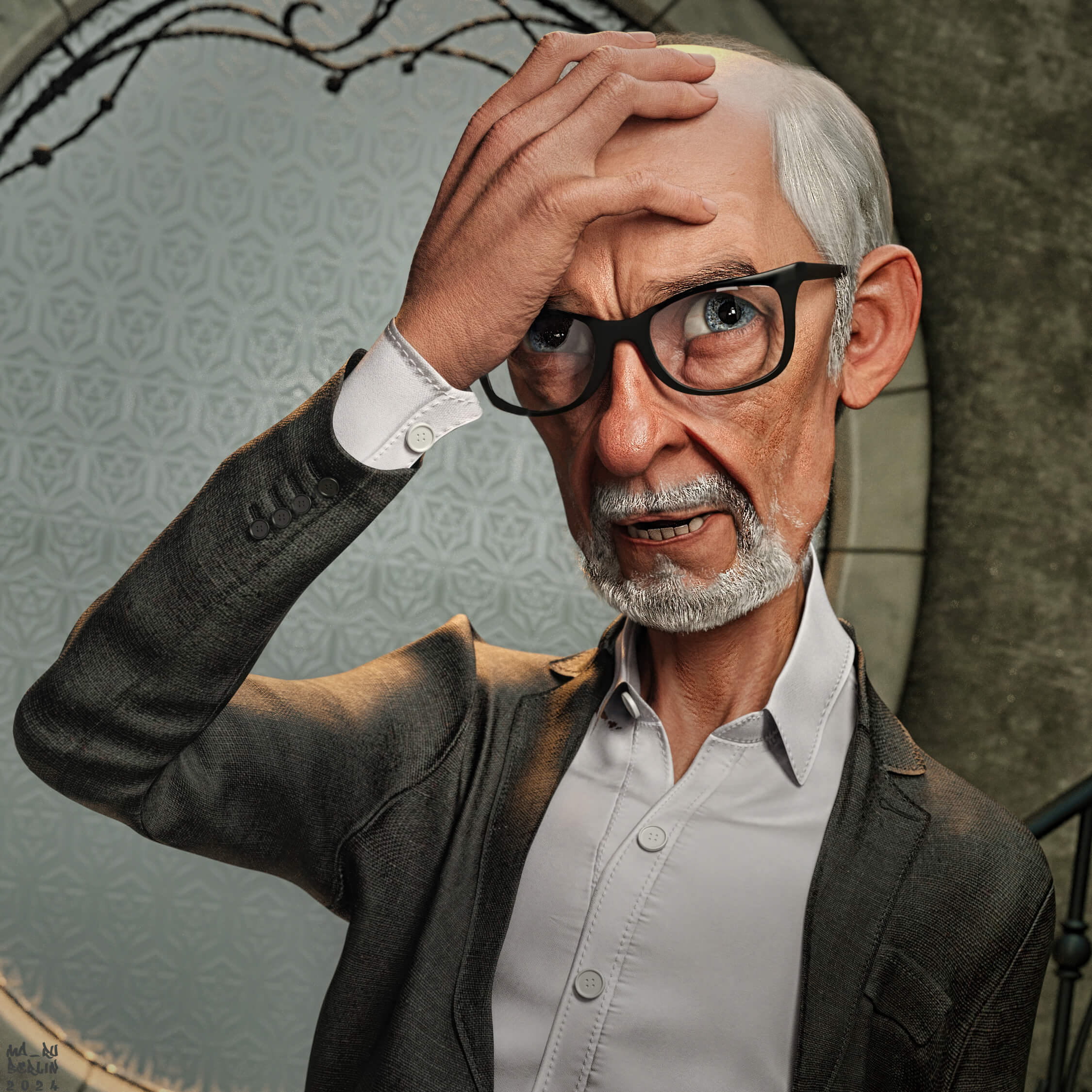 Sceptic 3D Render, Digital Art by maru_berlin