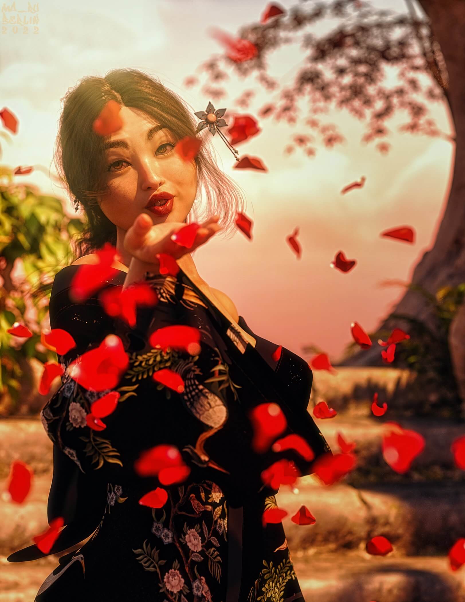 Spellcaster 3D Render, Digital Art by maru_berlin