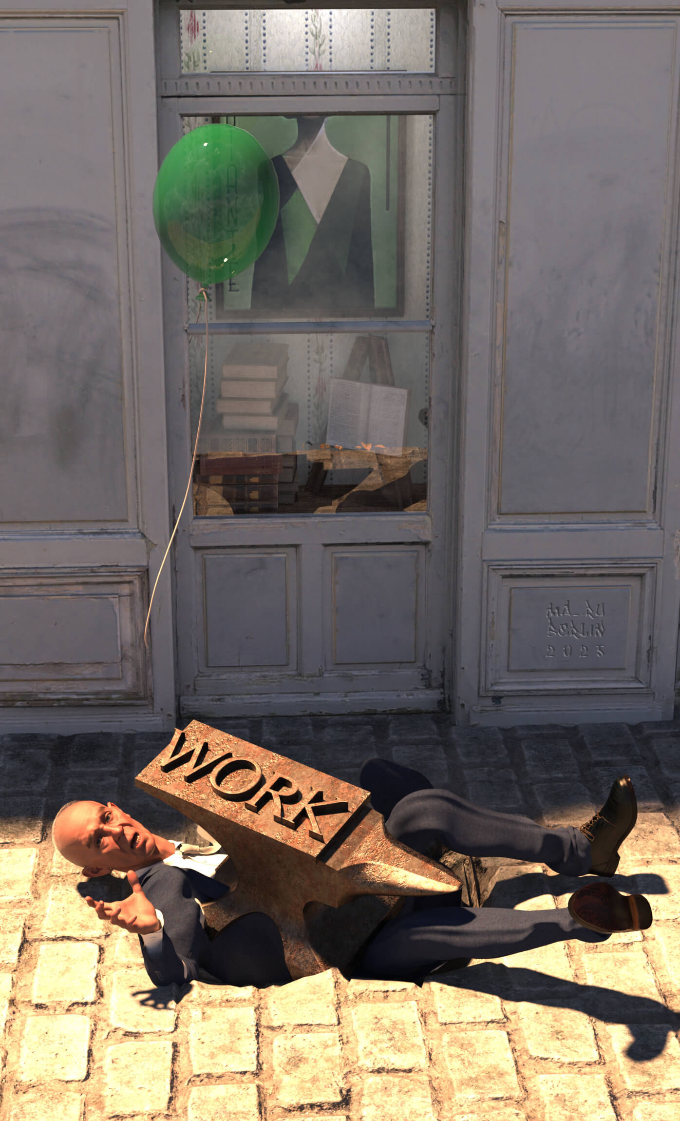 Work-Life Balance (Typo Contest) 3D Render by maru_berlin