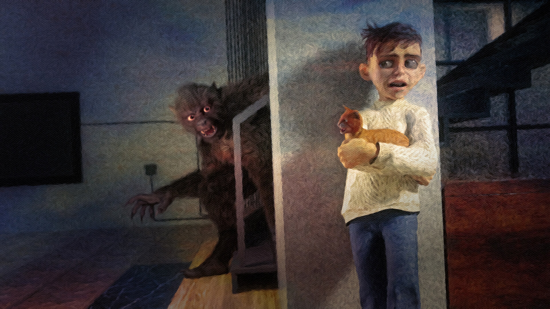 Two Cowards and a Warrior by maru_berlin | RenderHub Wallpapers