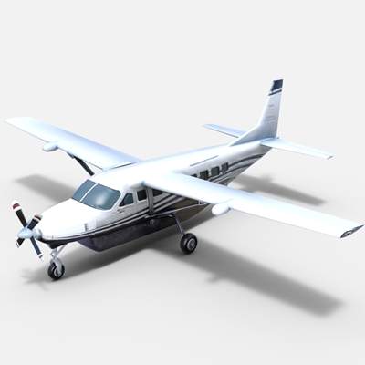 Cessna 208 Caravan - 3D Model by Mass