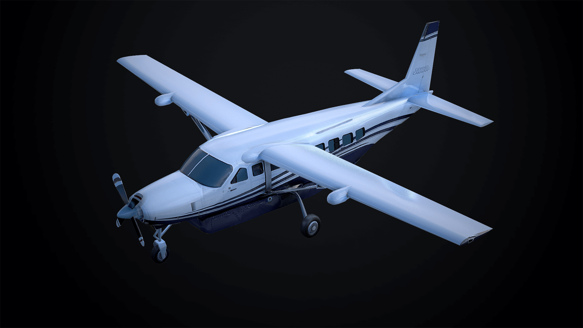 Cessna 208 Caravan - 3D Model by Mass