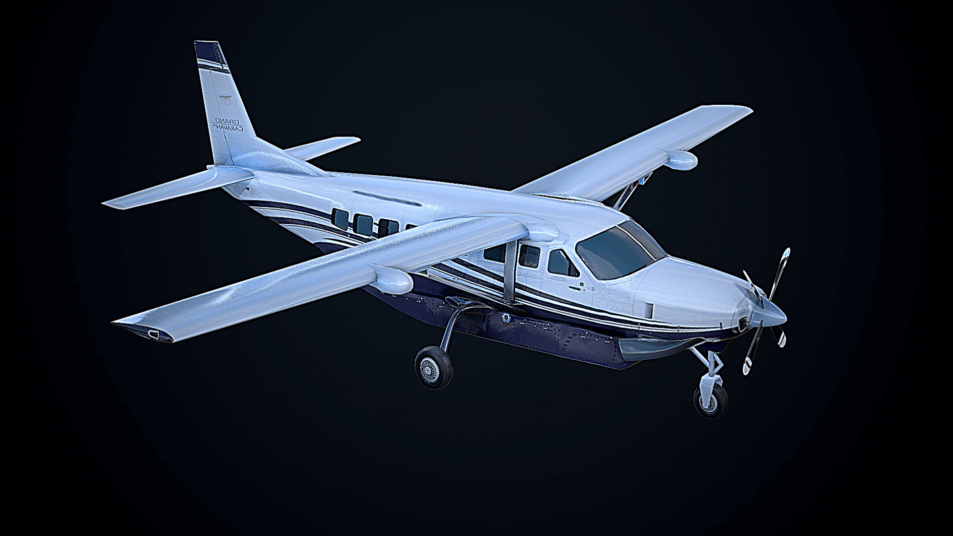 Cessna 208 Caravan - 3D Model by Mass