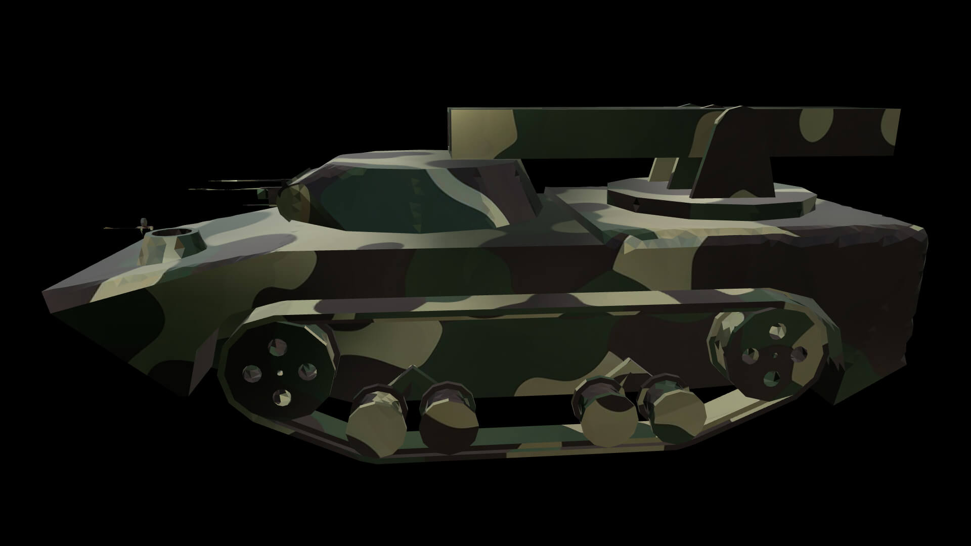 Dominion Sentinel: a 3D Masterpiece of Military Tank by MasterClassic
