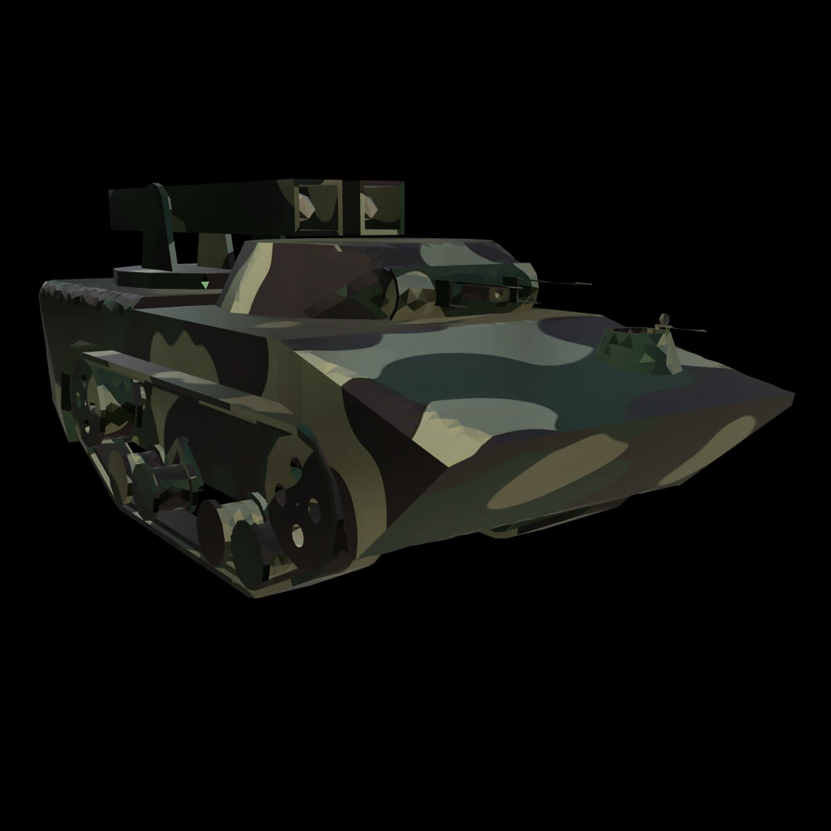 Dominion Sentinel: a 3D Masterpiece of Military Tank by MasterClassic