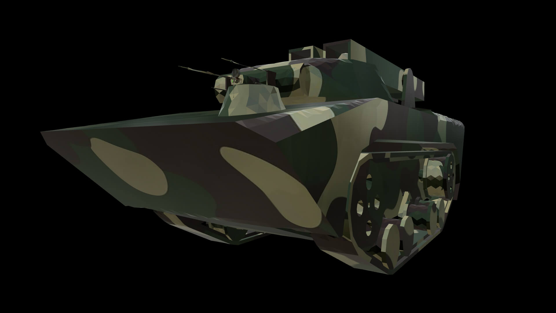 Dominion Sentinel: a 3D Masterpiece of Military Tank by MasterClassic