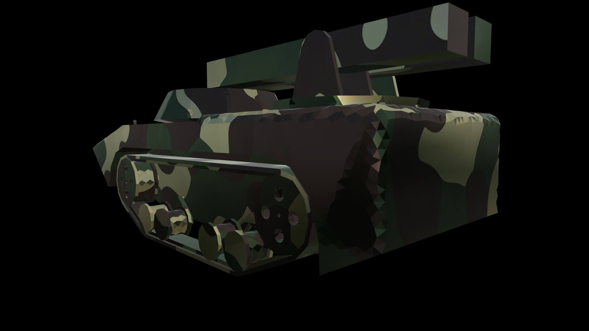 Dominion Sentinel: a 3D Masterpiece of Military Tank by MasterClassic